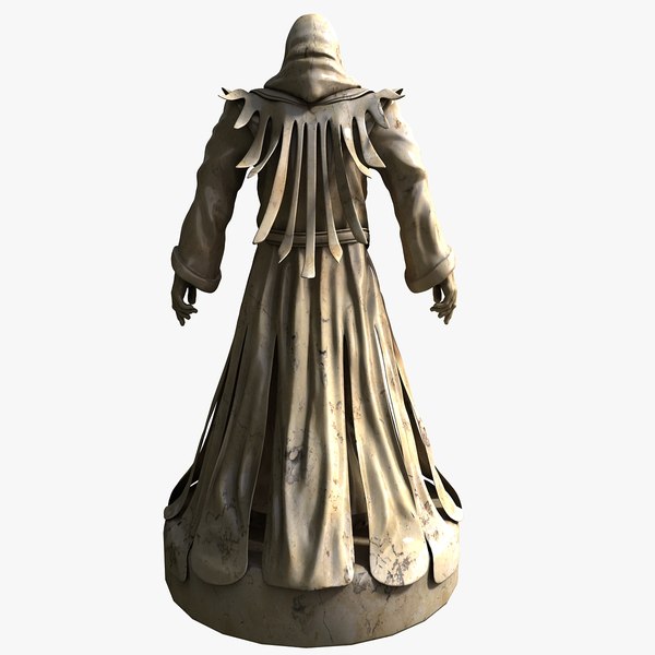 wizard statue 3d max