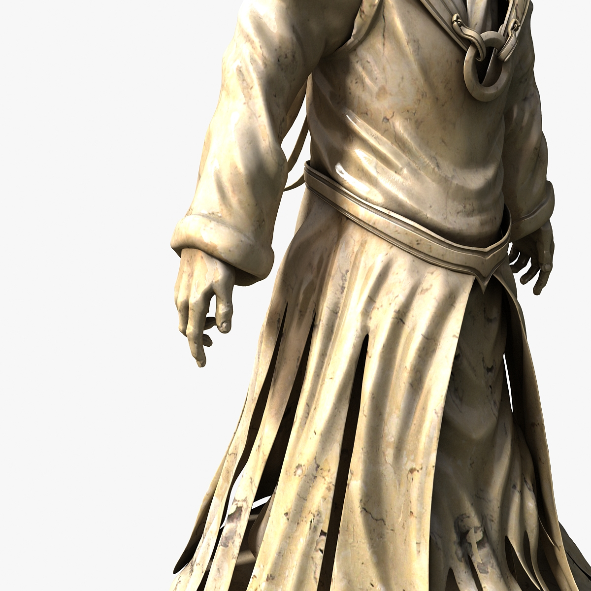 wizard statue 3d max