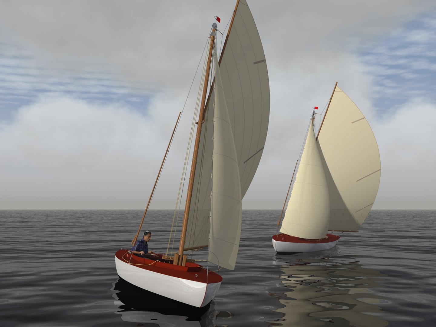 3d Model Recreation Sails