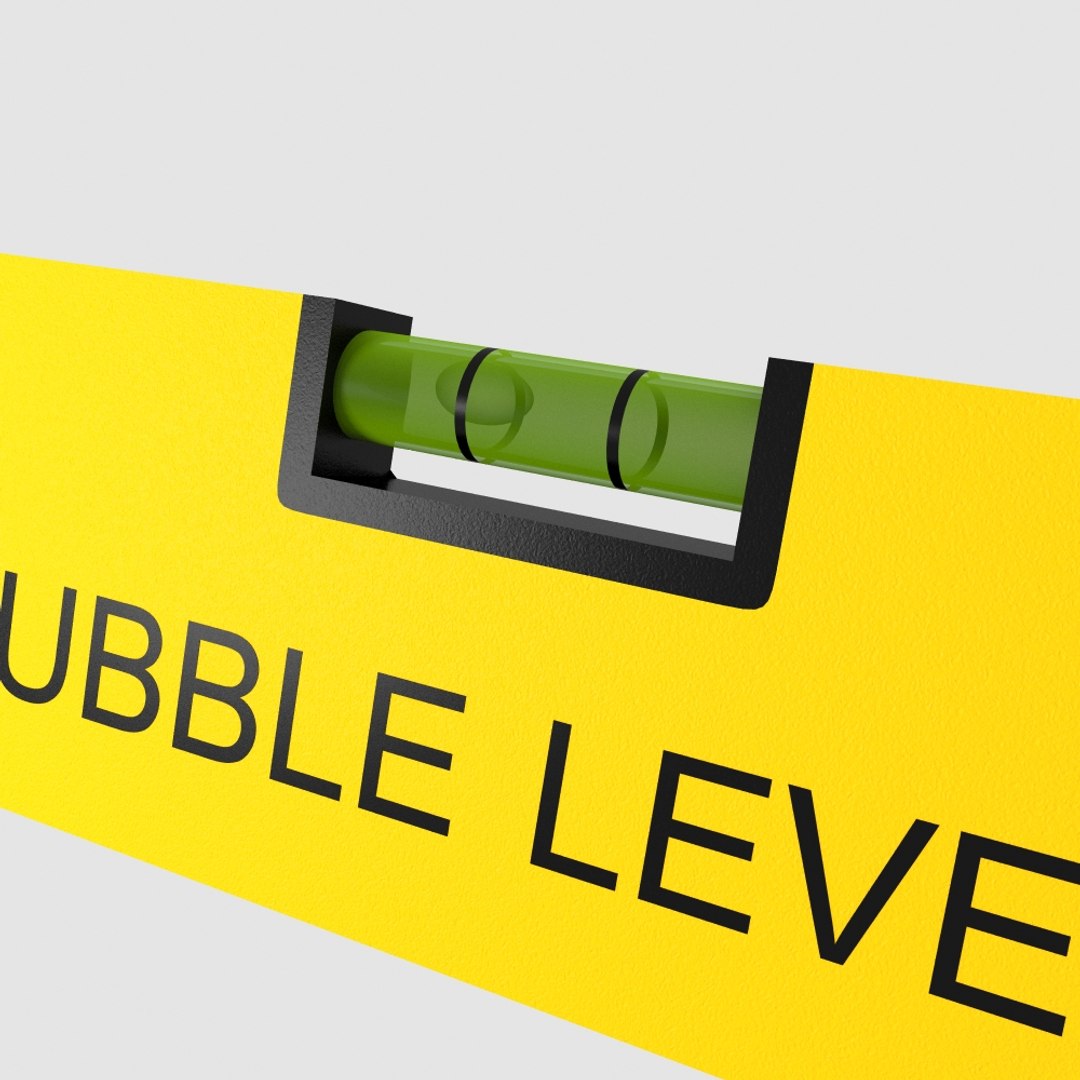 Bubble level 3D model - TurboSquid 1281939