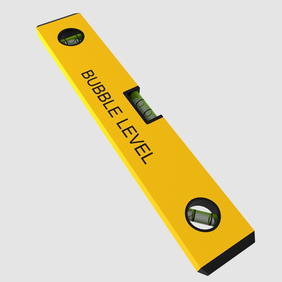 Bubble level 3D model - TurboSquid 1281939