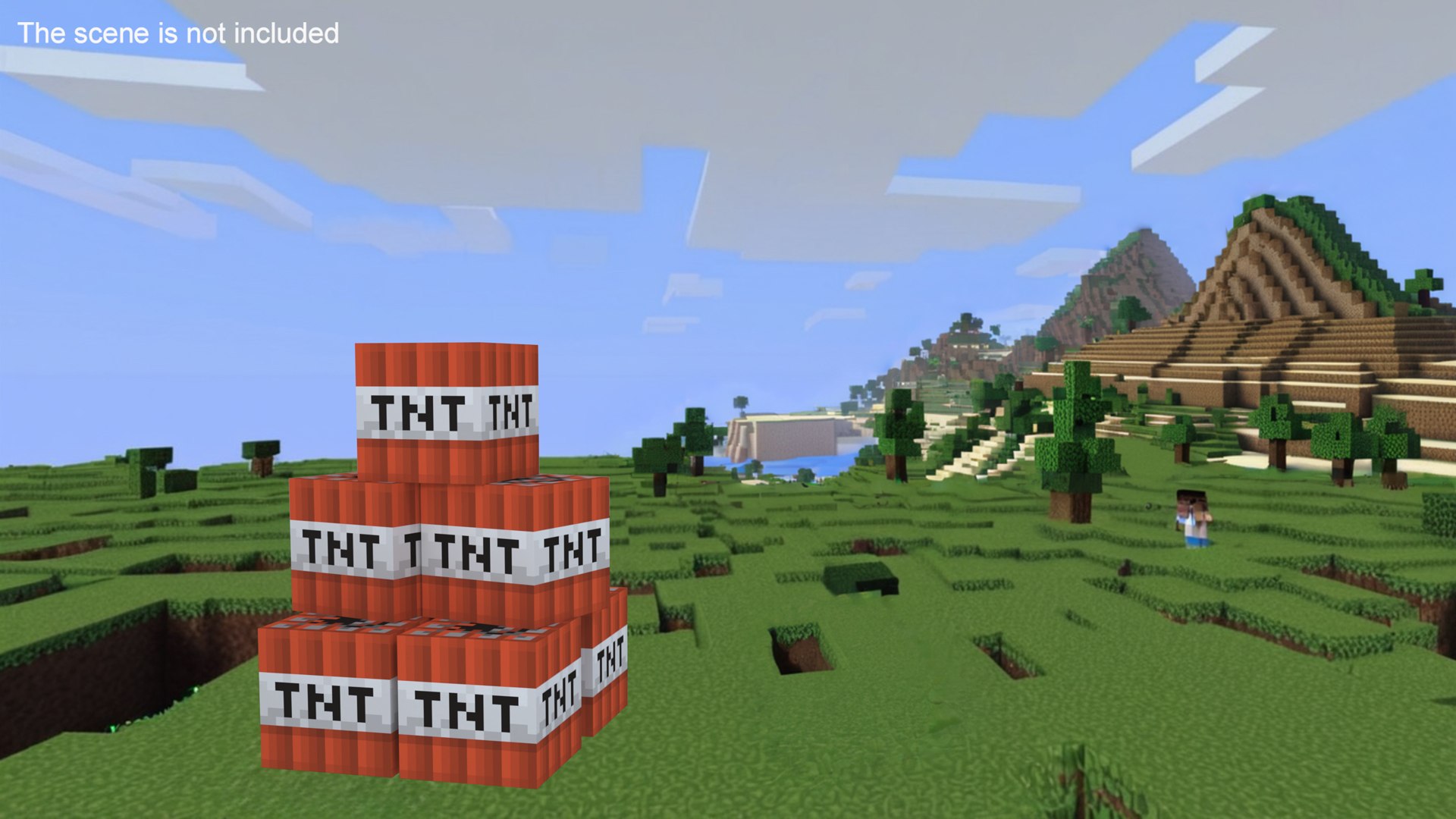 Minecraft Multi TNT Block 3D Model - TurboSquid 2293993