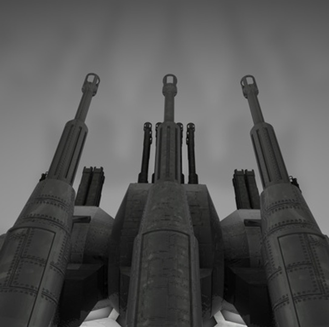 3d Model Defence Turret