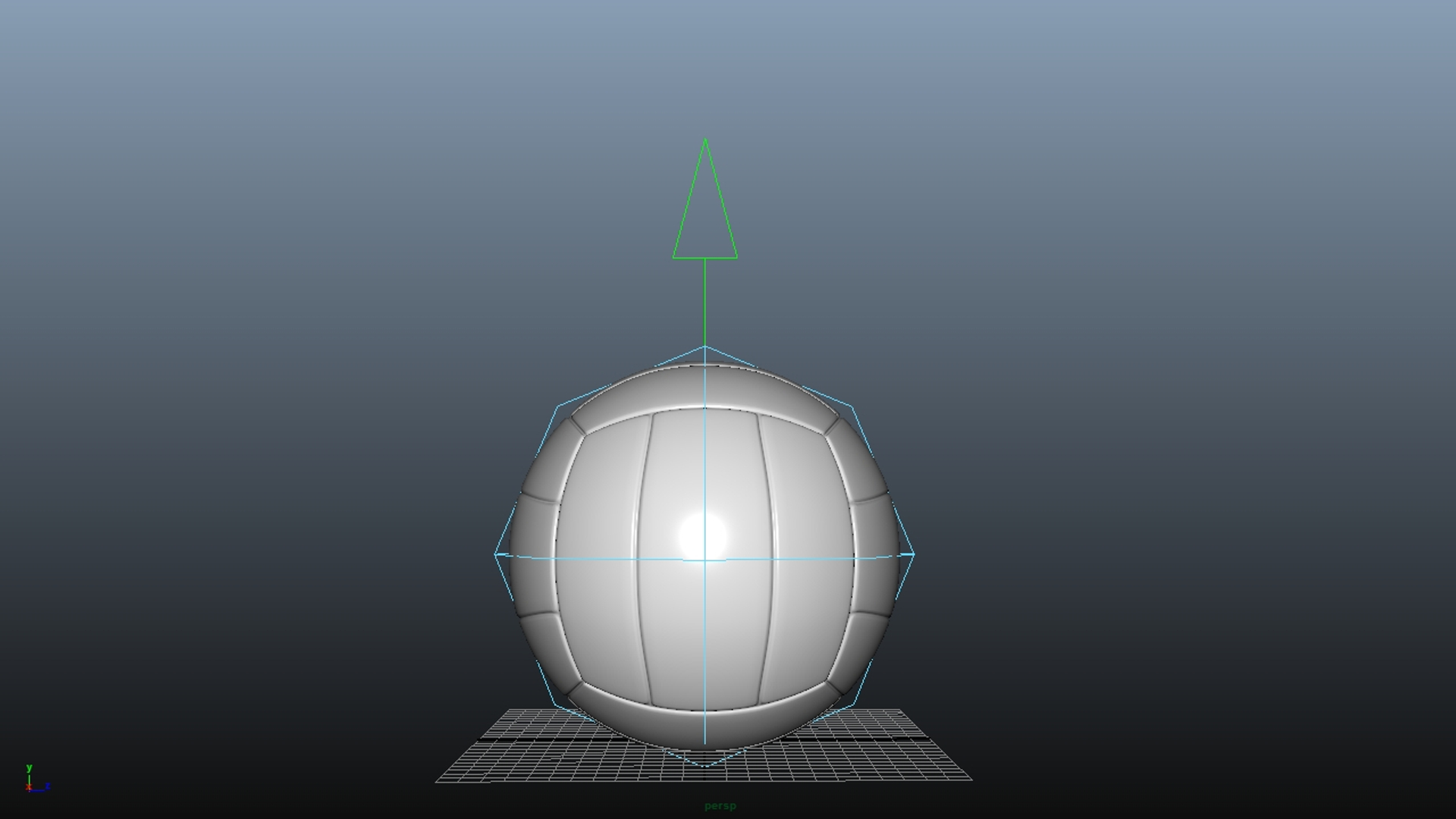 Maya Volleyball Rig Ball