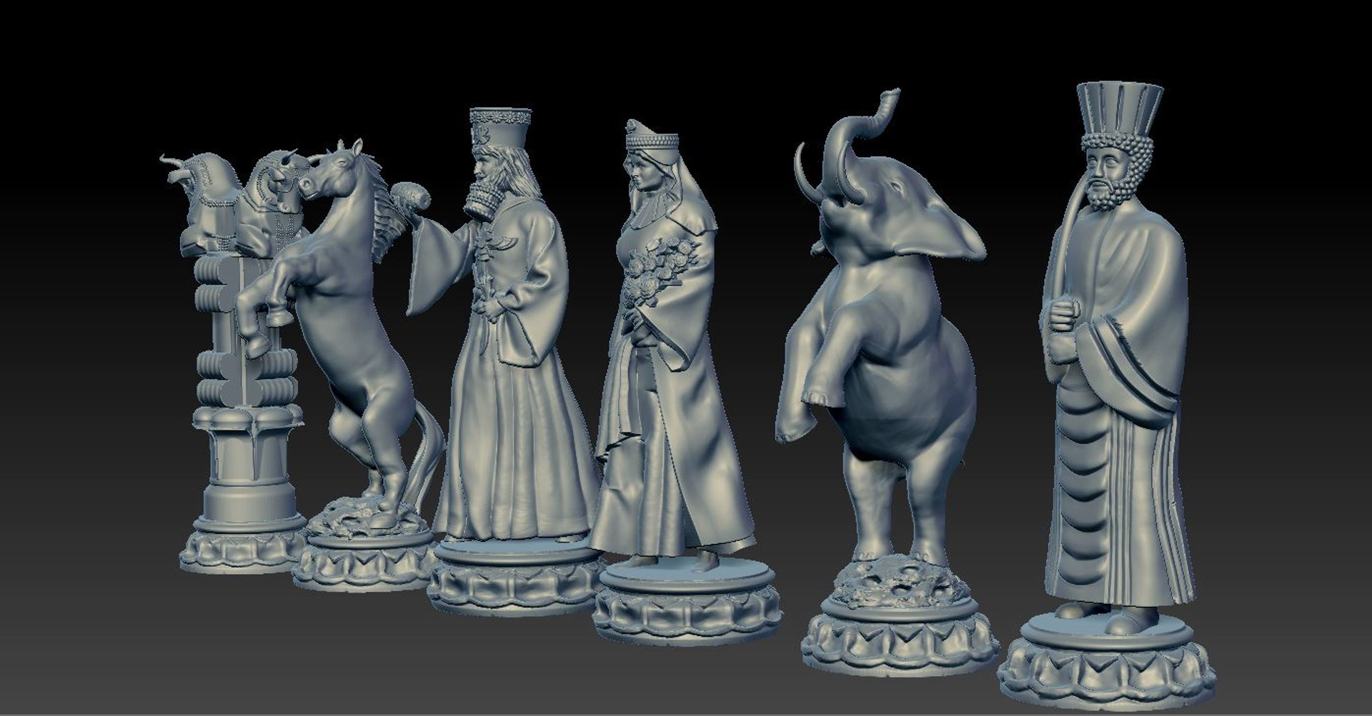 3D chess model - TurboSquid 1285710