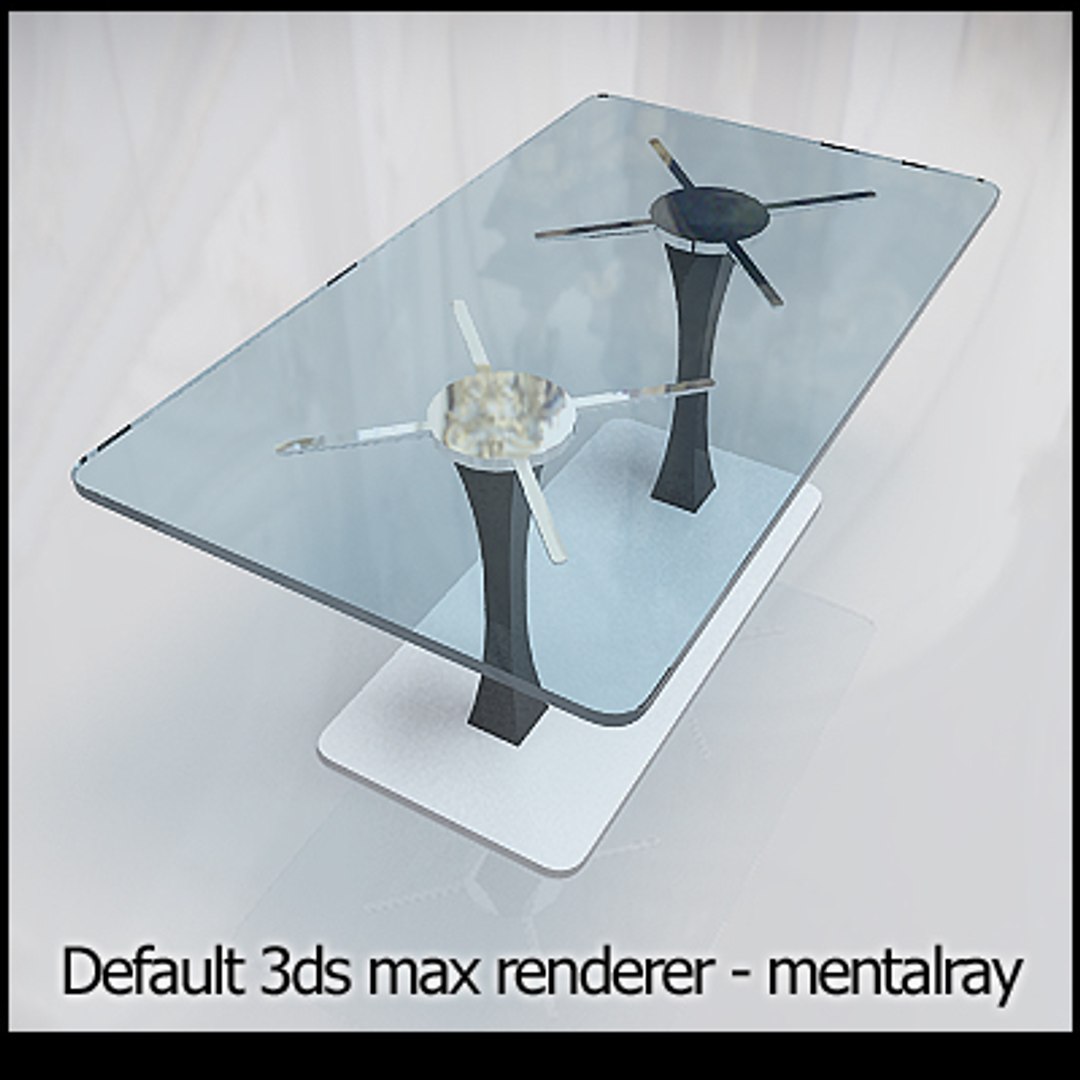 modern table 3d model