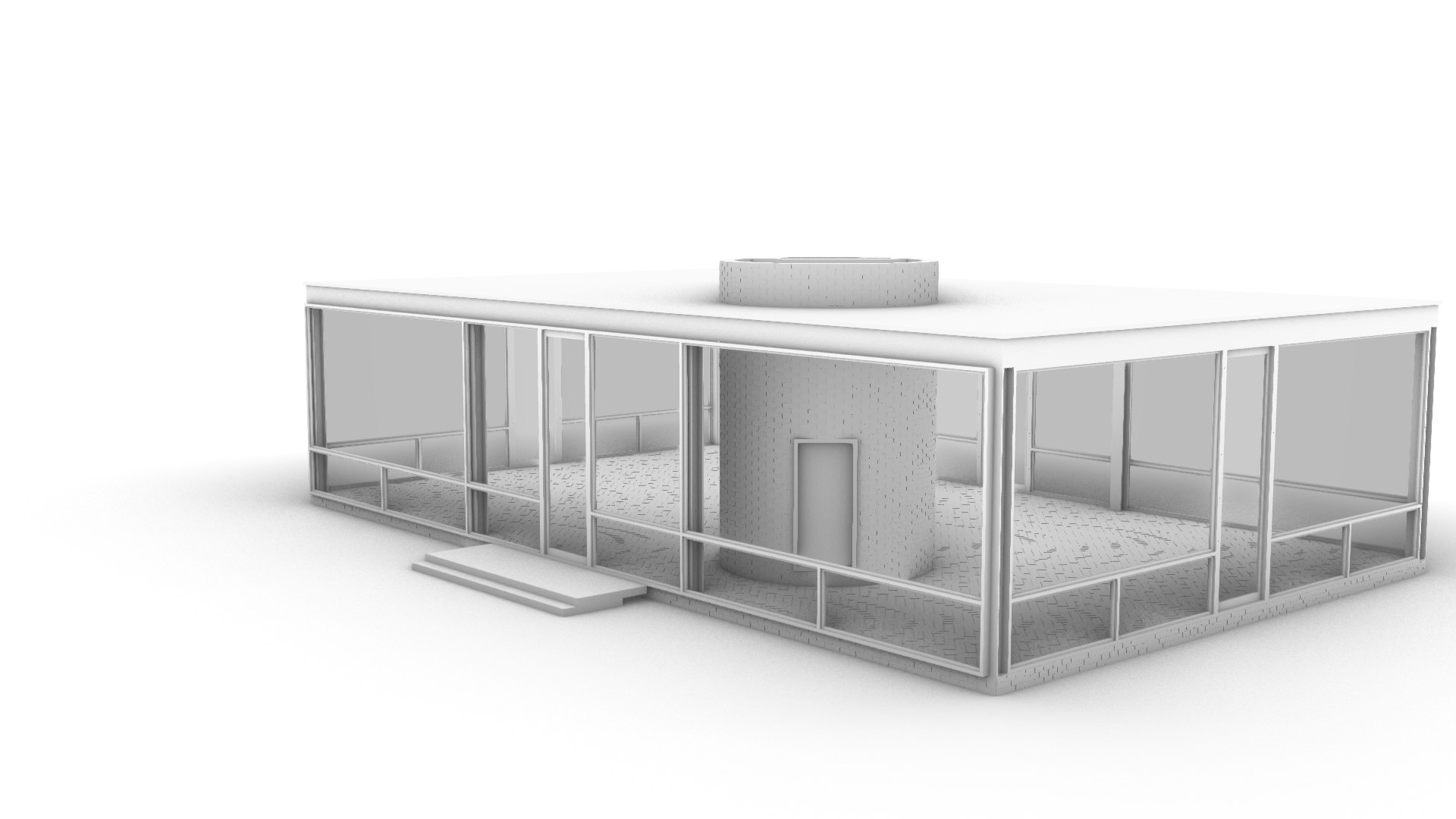 GLASS HOUSE 3D - TurboSquid 2114357