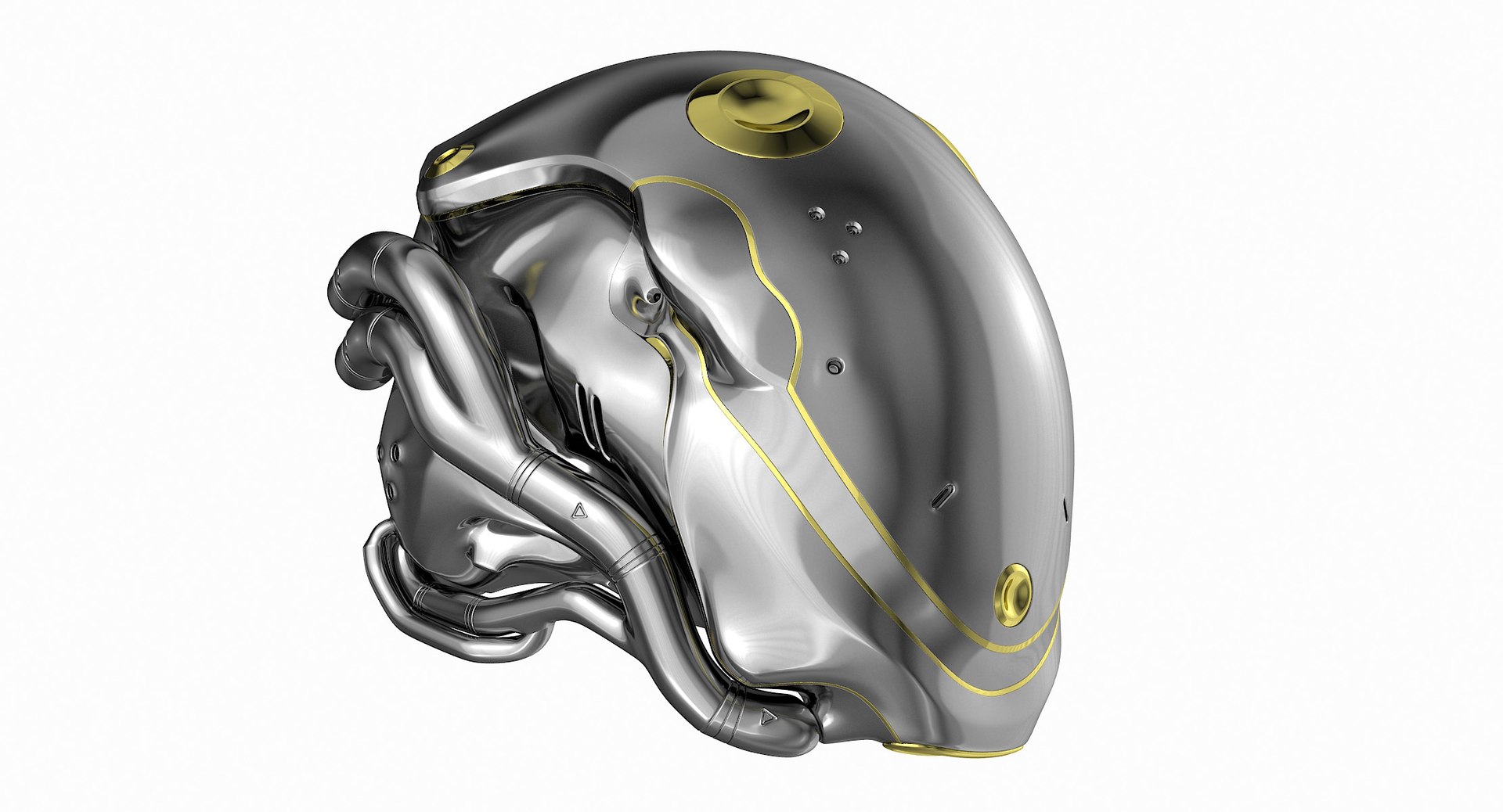 Helmet vr metal 3D model - TurboSquid 1231617