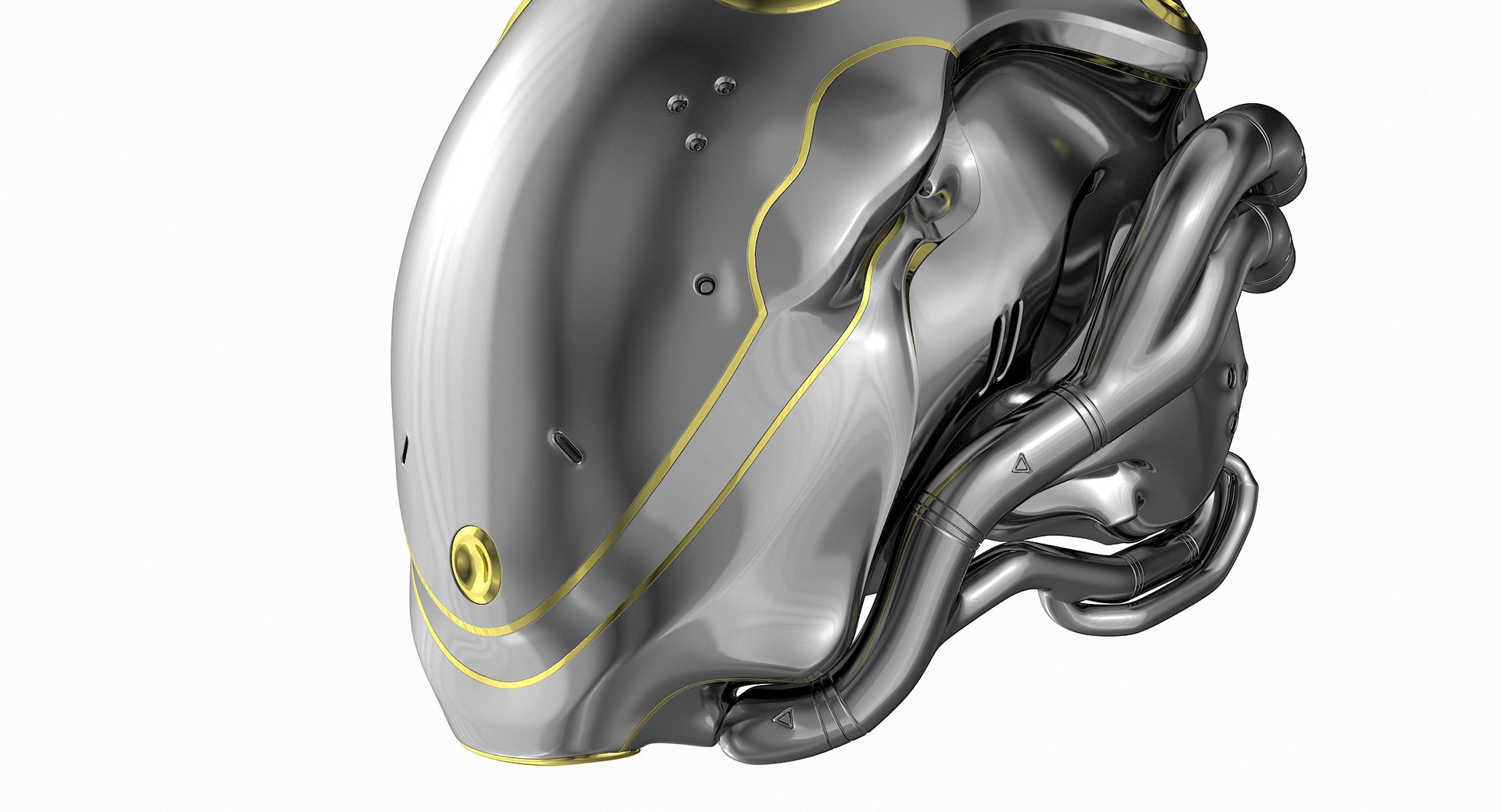 Helmet vr metal 3D model - TurboSquid 1231617