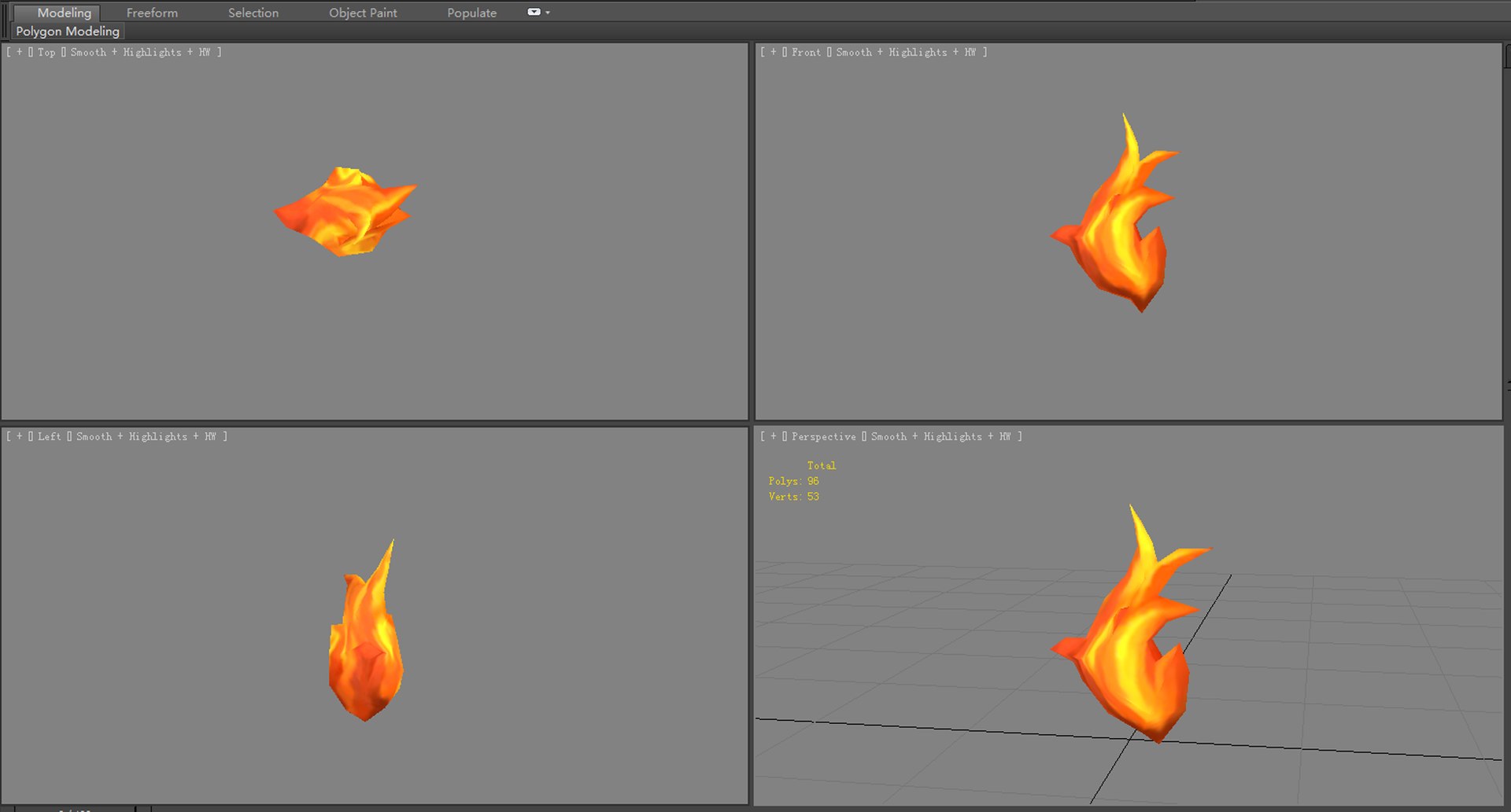 Flame 3D - TurboSquid 1687375