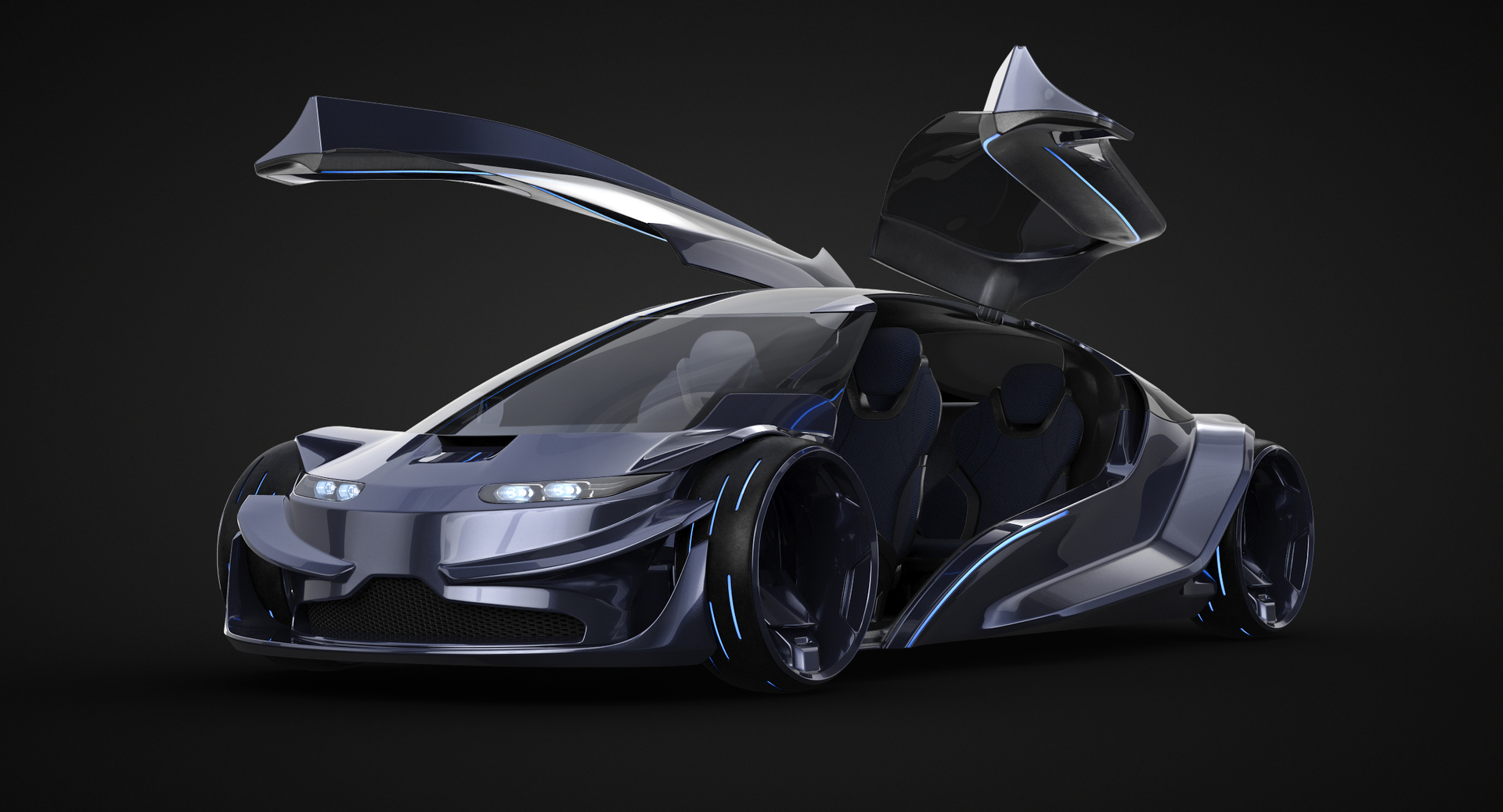 Future car 3D model - TurboSquid 1160837