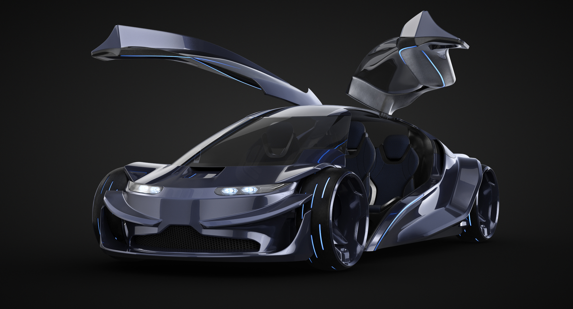 Future car 3D model - TurboSquid 1160837