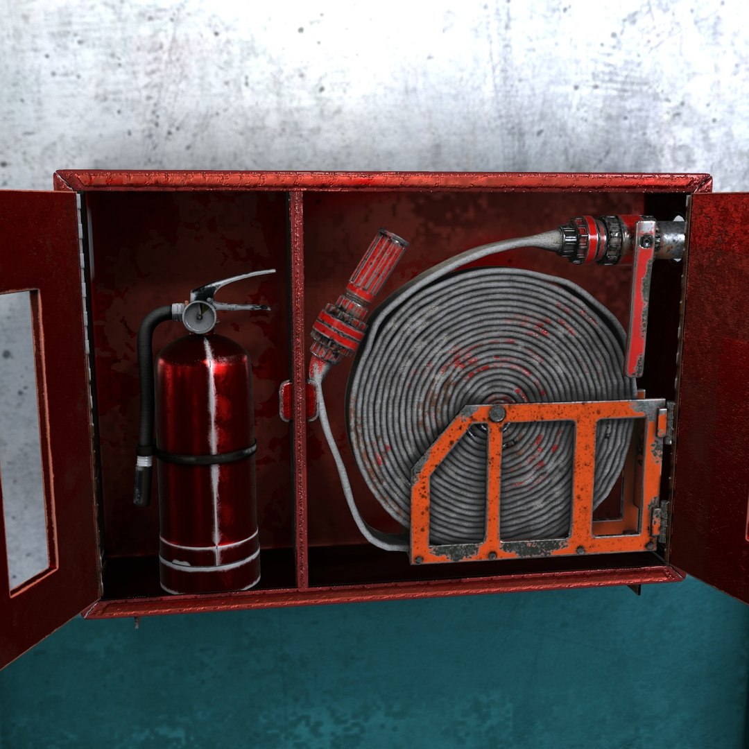 Extinguisher Box 3d Model