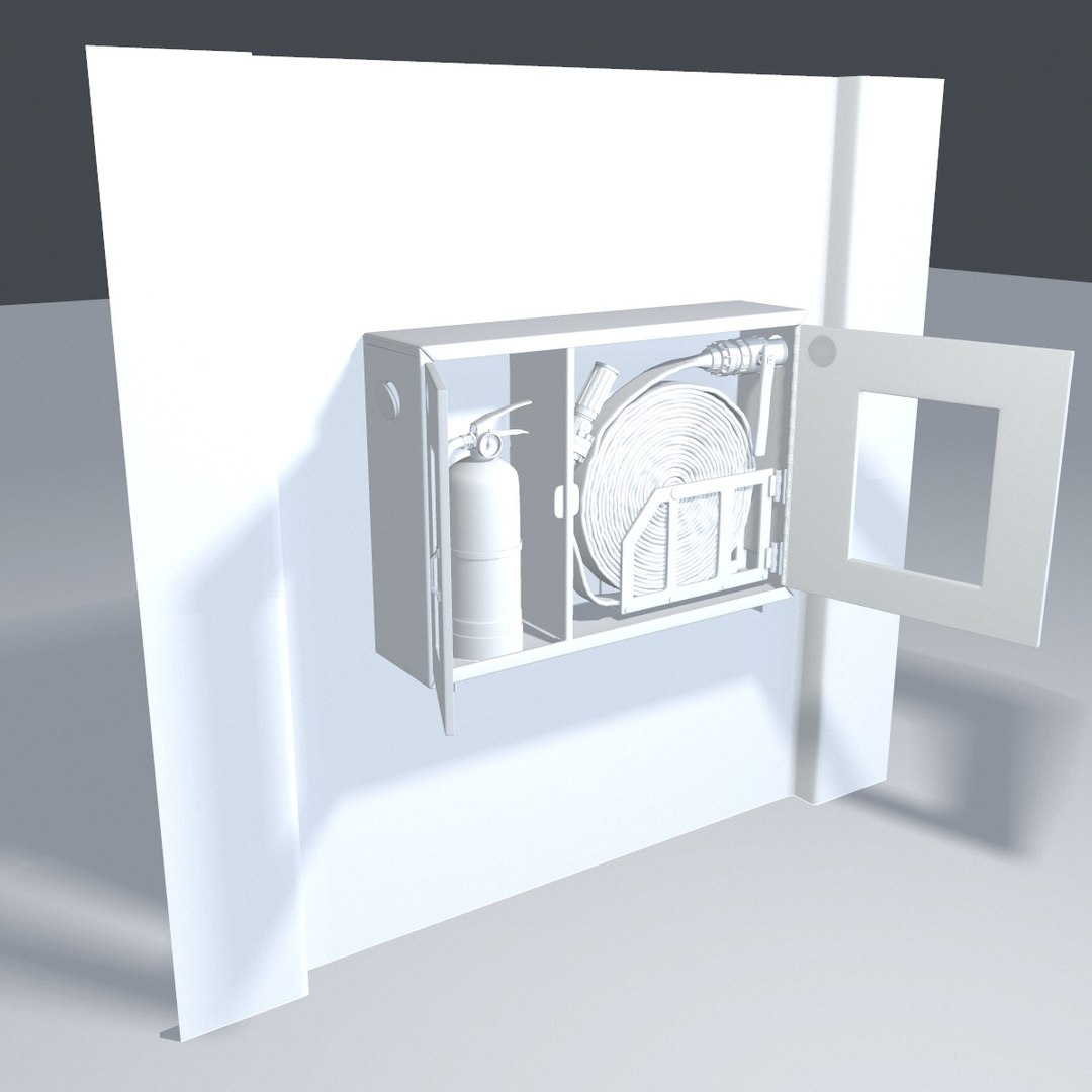 Extinguisher Box 3d Model