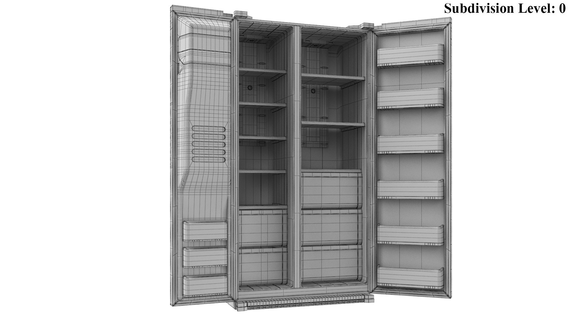 Smart Fridge 3D - TurboSquid 1842406