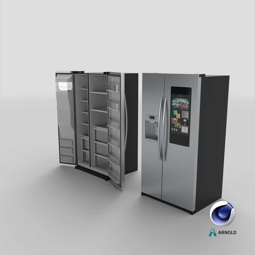 Smart Fridge 3D - TurboSquid 1842406
