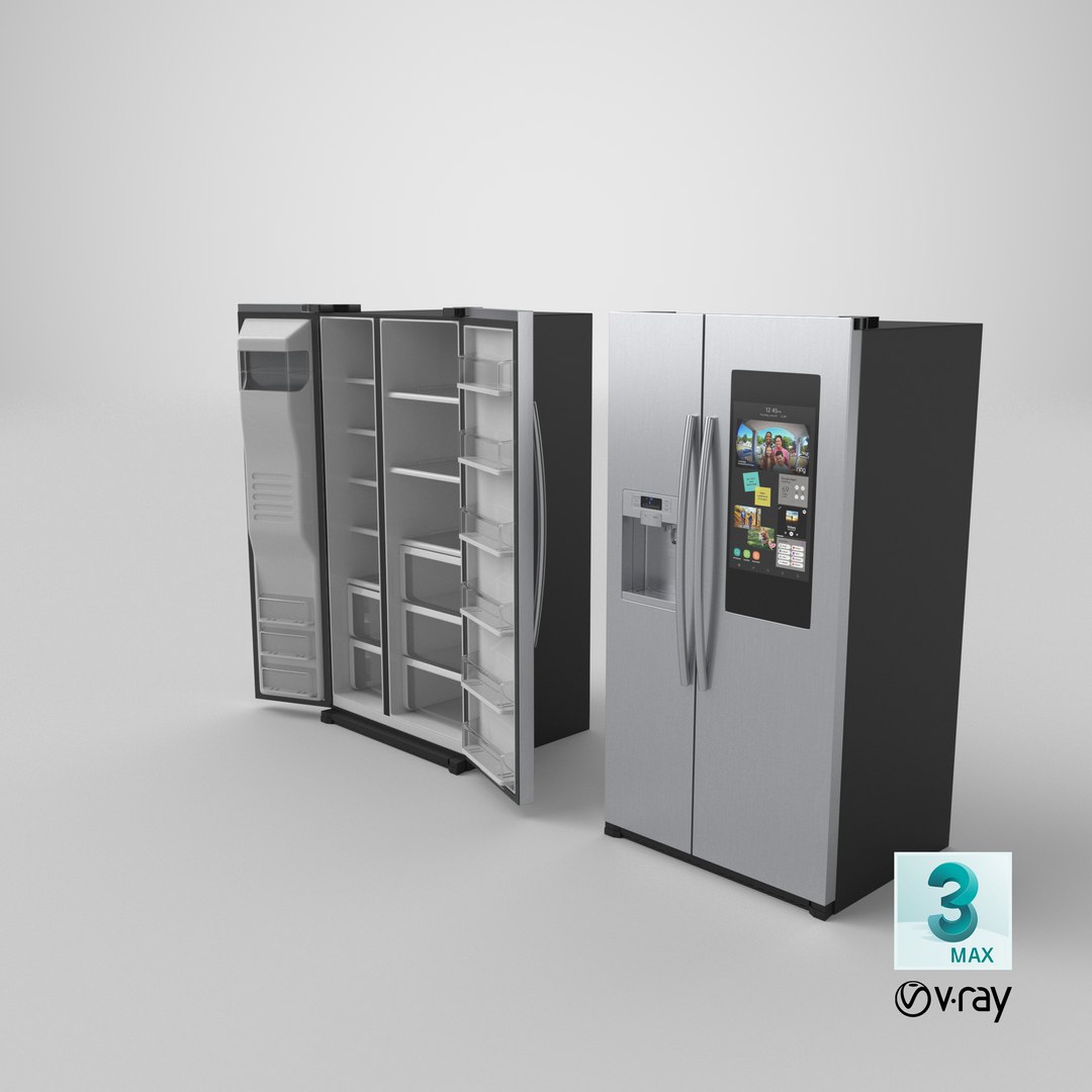 Smart Fridge 3D - TurboSquid 1842406