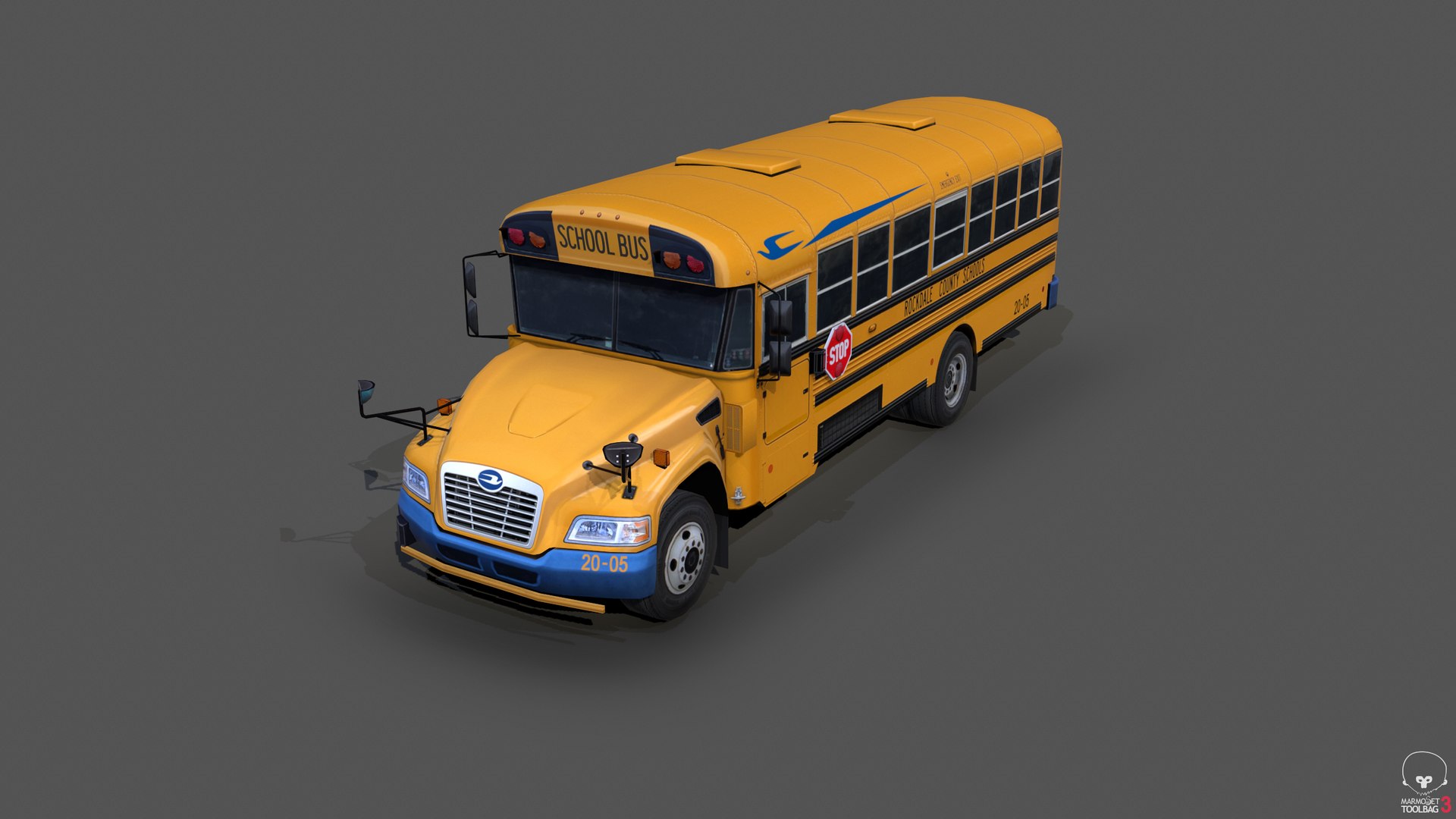 Blue Bird Vision 3D Model - TurboSquid 1433485