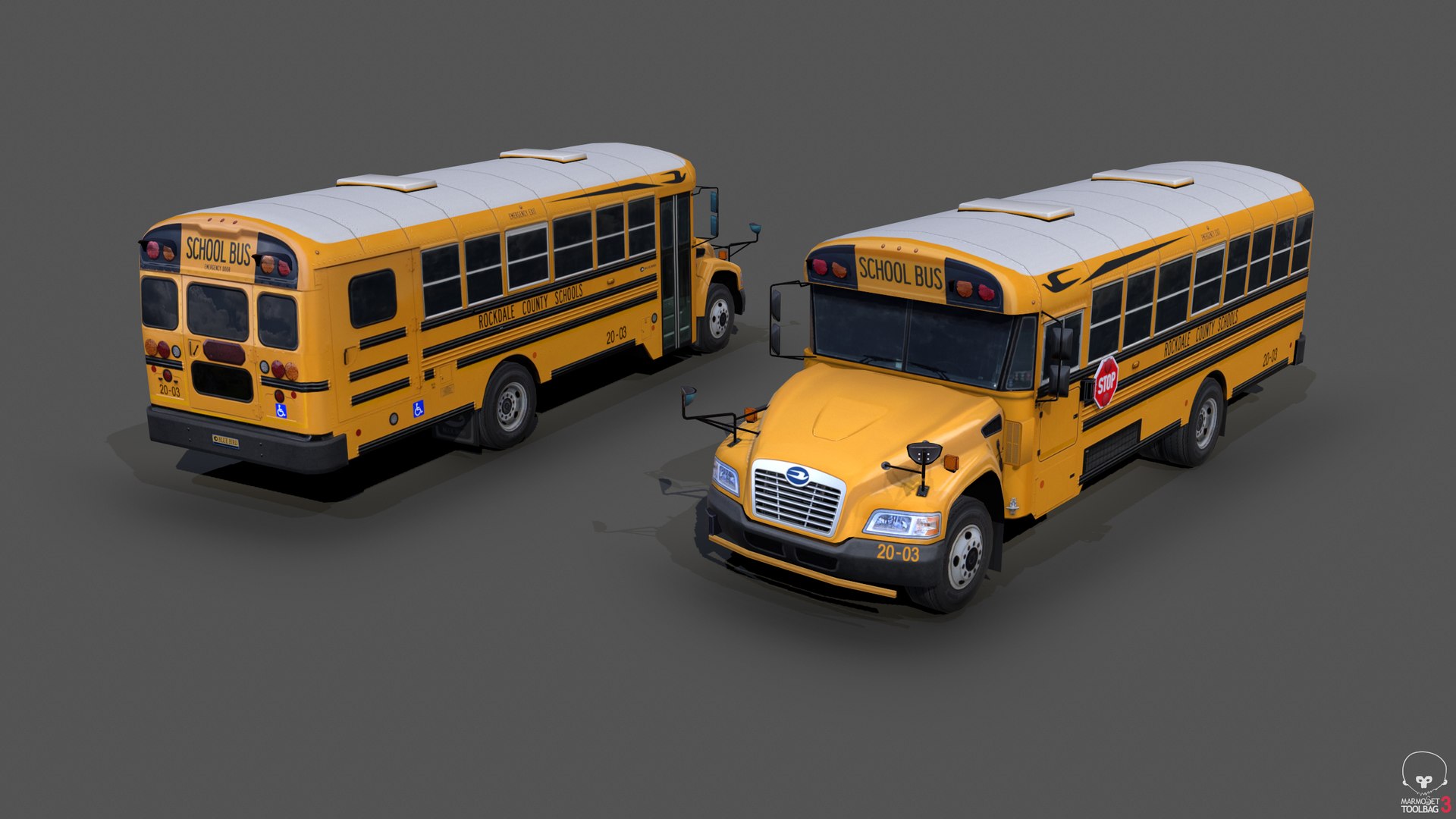 Blue Bird Vision 3D Model - TurboSquid 1433485