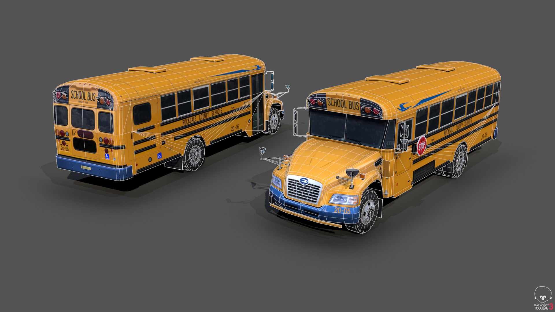 Blue Bird Vision 3D Model - TurboSquid 1433485