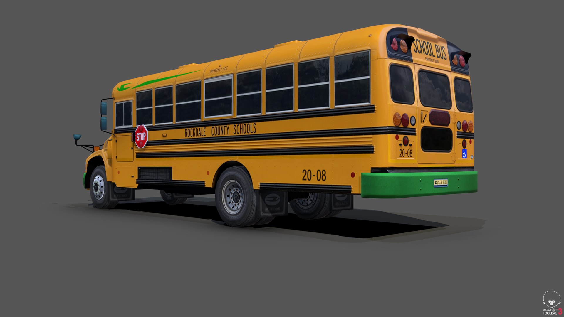 Blue Bird Vision 3D Model - TurboSquid 1433485