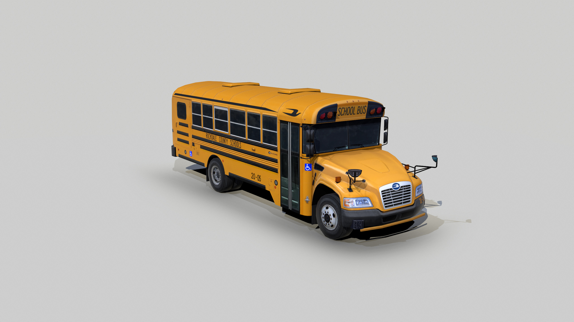 Blue Bird Vision 3D Model - TurboSquid 1433485