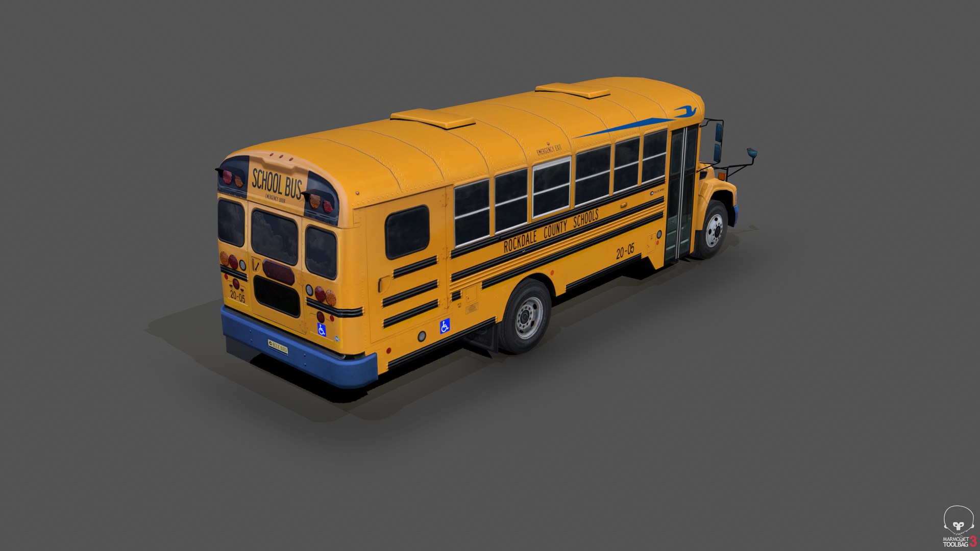 Blue Bird Vision 3D Model - TurboSquid 1433485