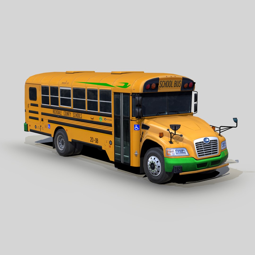 Blue Bird Vision 3D Model - TurboSquid 1433485