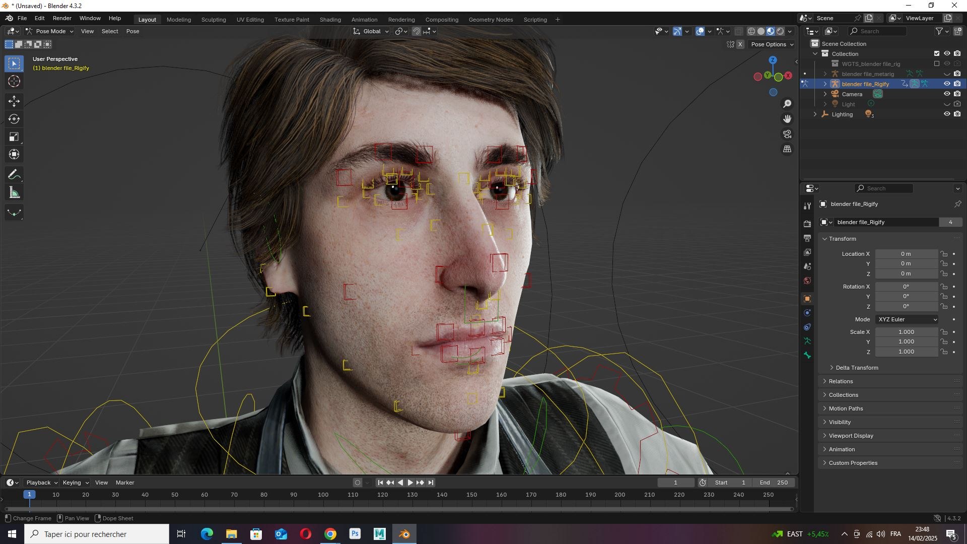 3D Model Industrial Electrical Technician Fully Rigged 3D Model ...