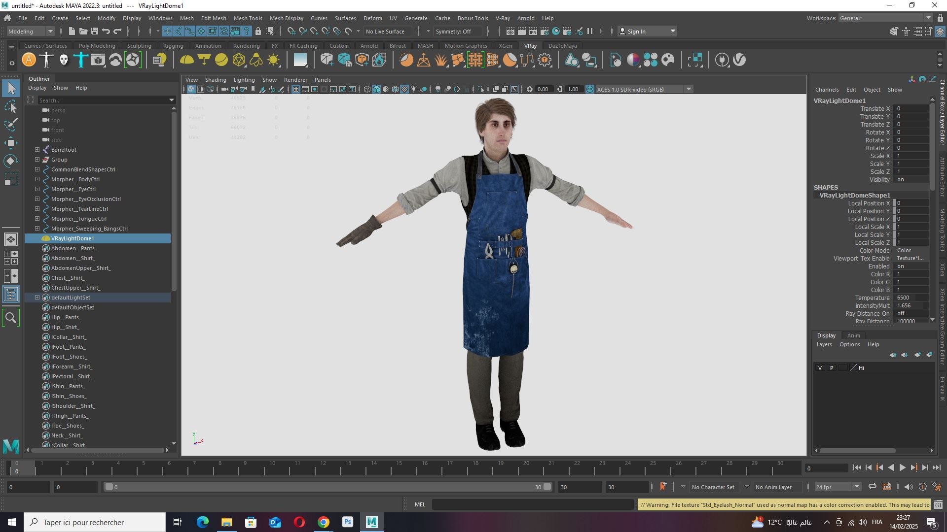 3D Model Industrial Electrical Technician Fully Rigged 3D Model ...