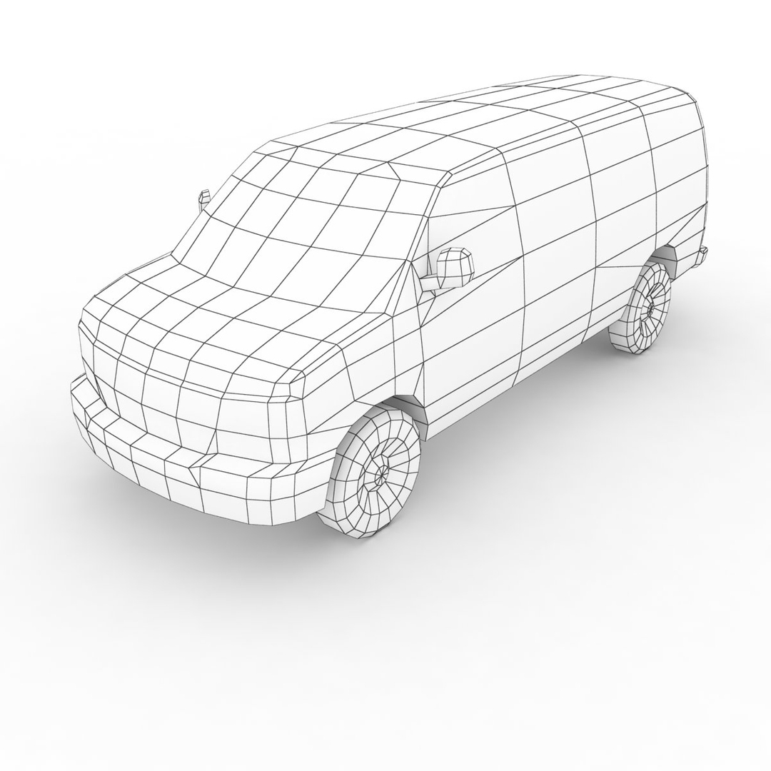 3d model of 2012 chevrolet express 2500