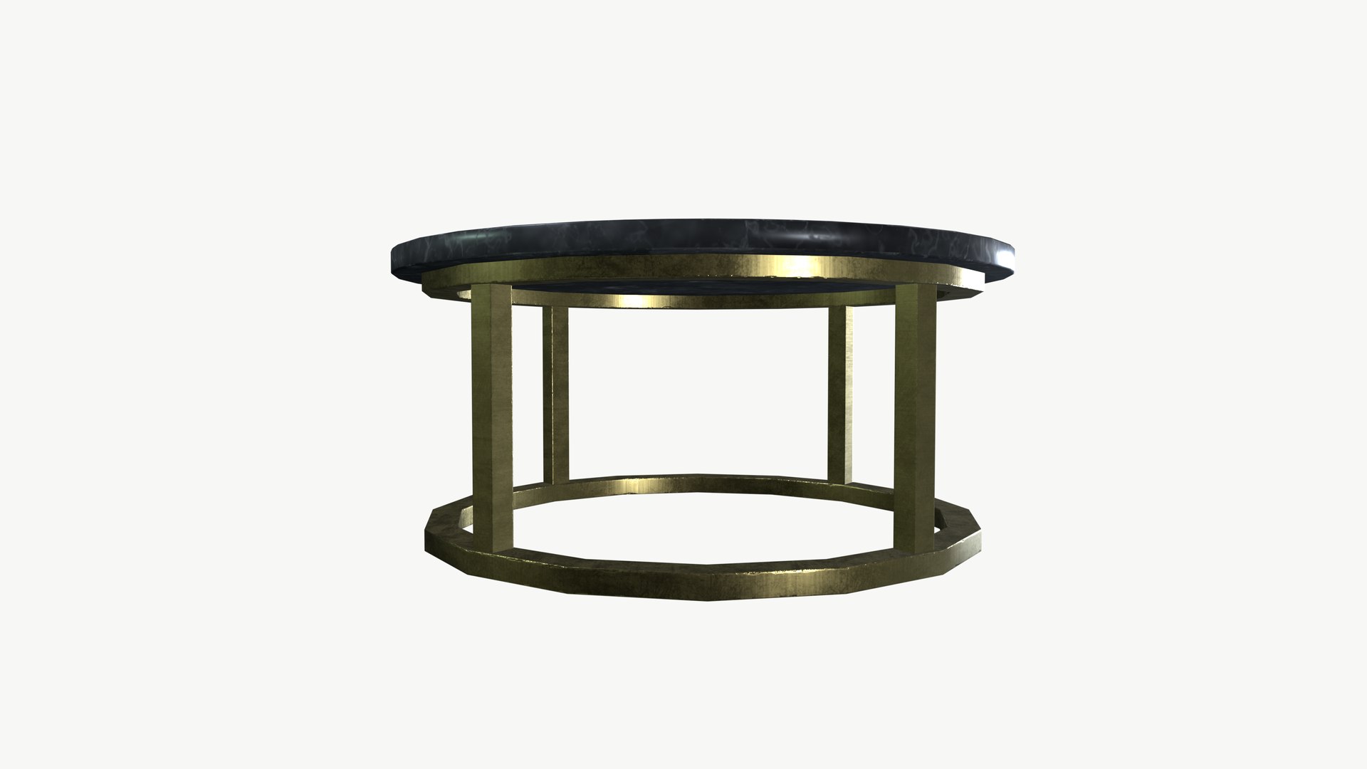Round Table 3D Model - TurboSquid 2340847