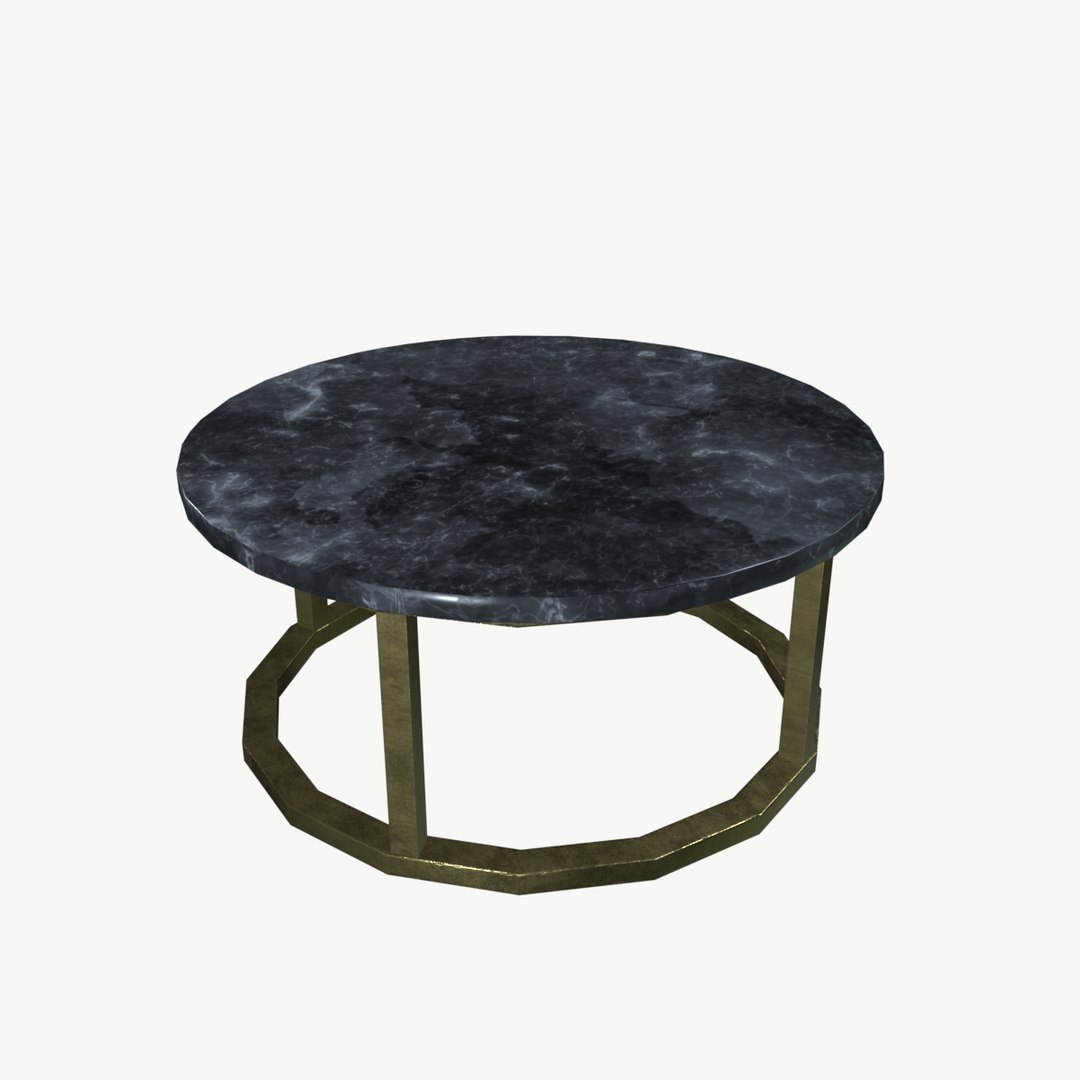 Round Table 3D Model - TurboSquid 2340847