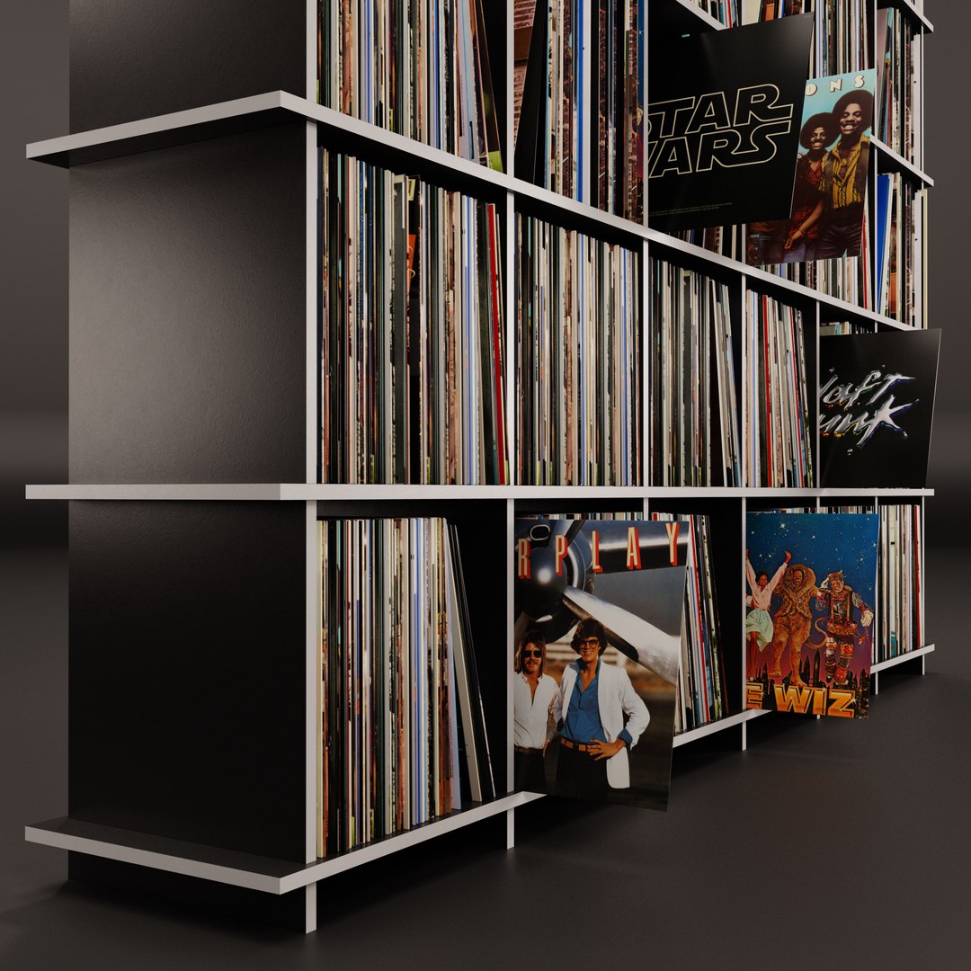 3D Model Vinyl Storage No-42 - TurboSquid 1901063