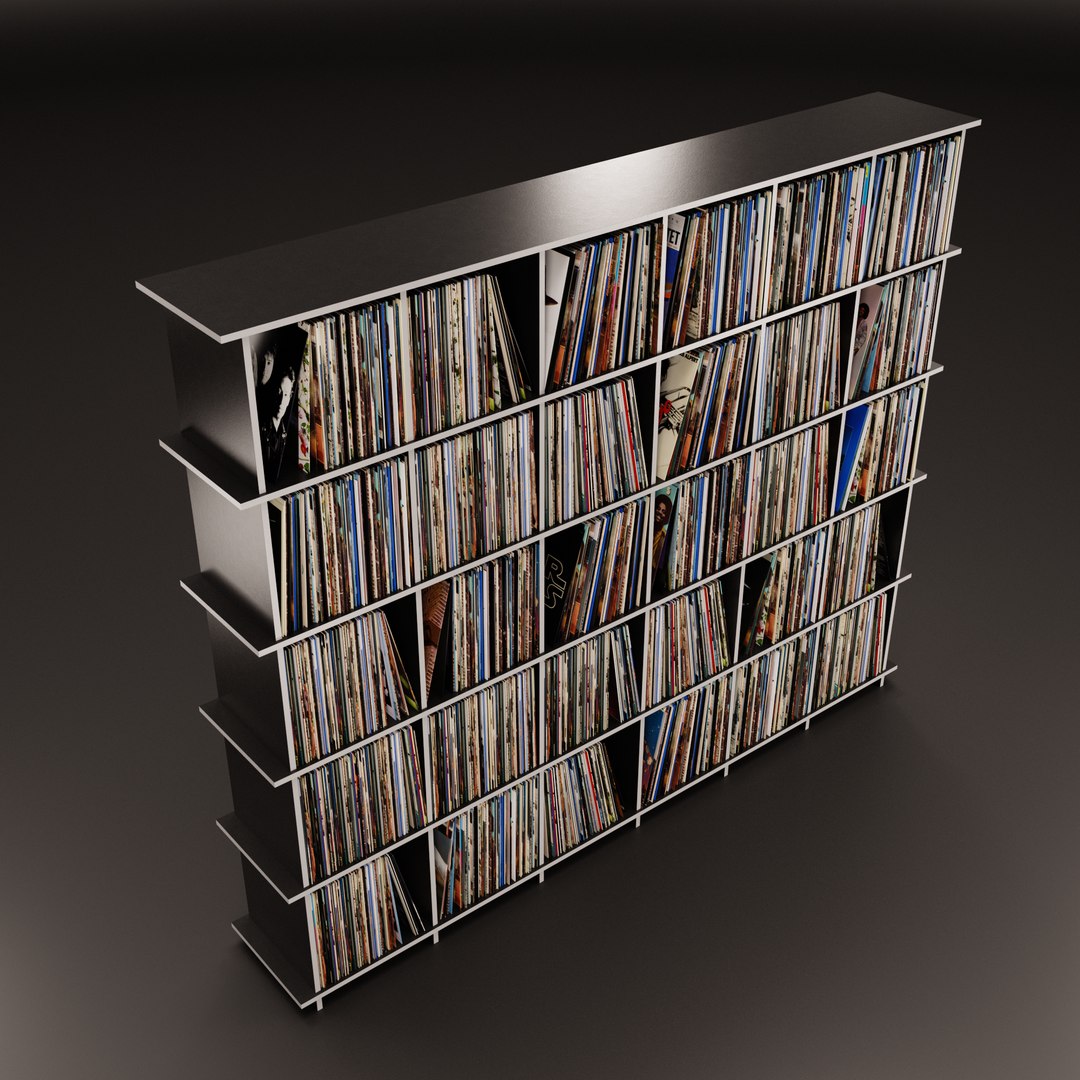 3D Model Vinyl Storage No-42 - TurboSquid 1901063