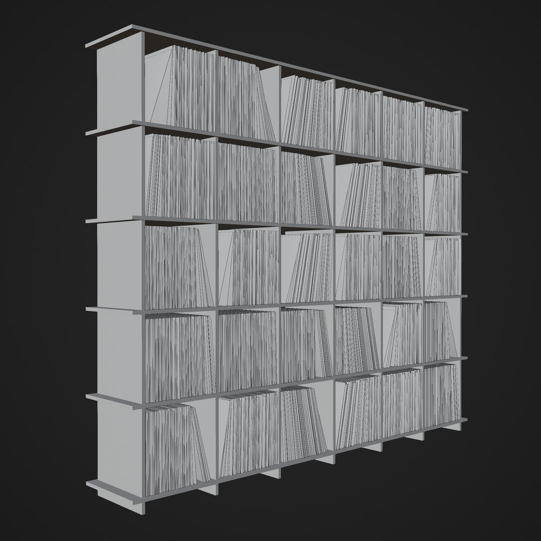 3D Model Vinyl Storage No-42 - TurboSquid 1901063