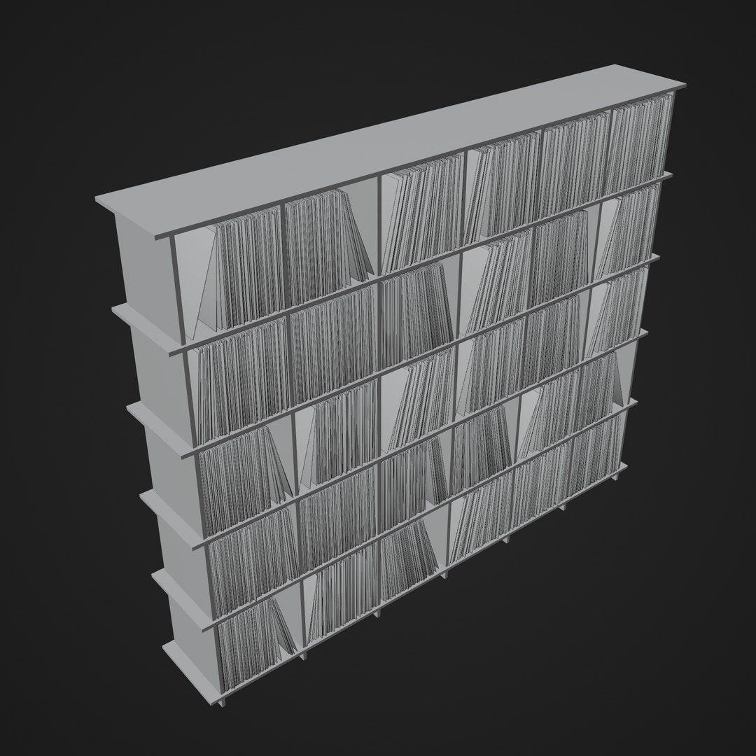 3D Model Vinyl Storage No-42 - TurboSquid 1901063