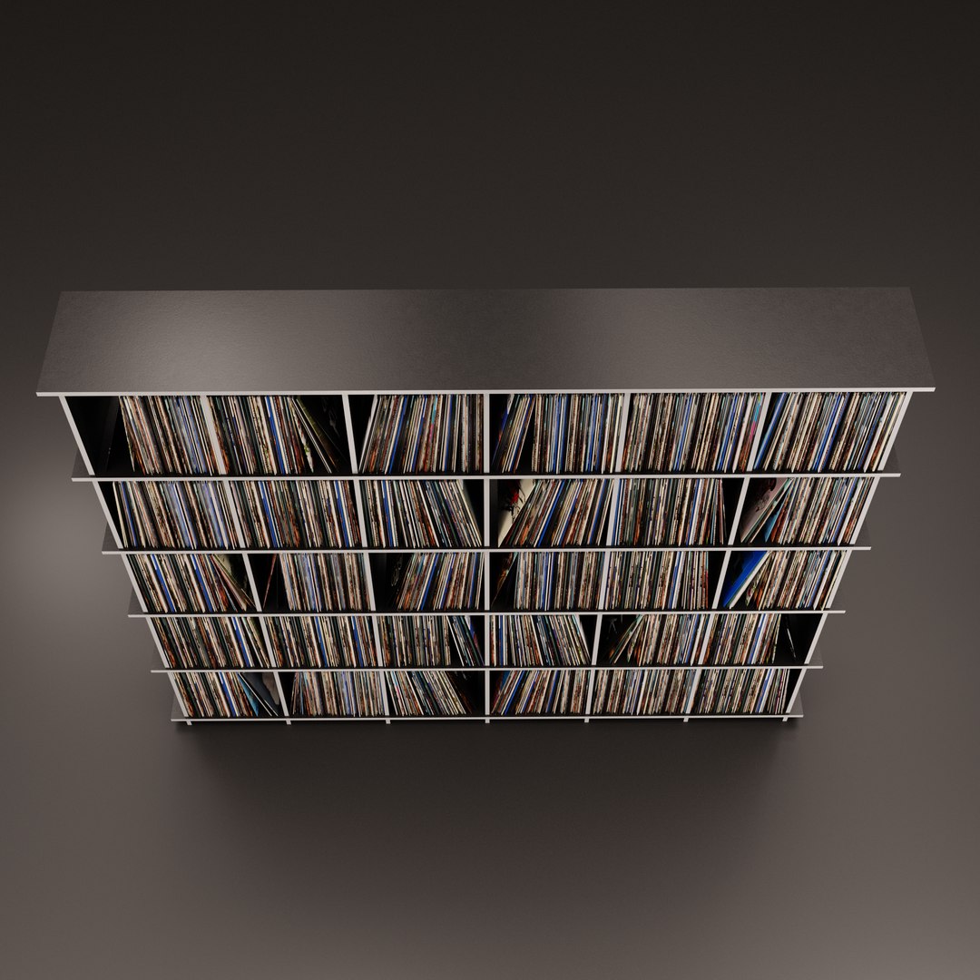 3D Model Vinyl Storage No-42 - TurboSquid 1901063