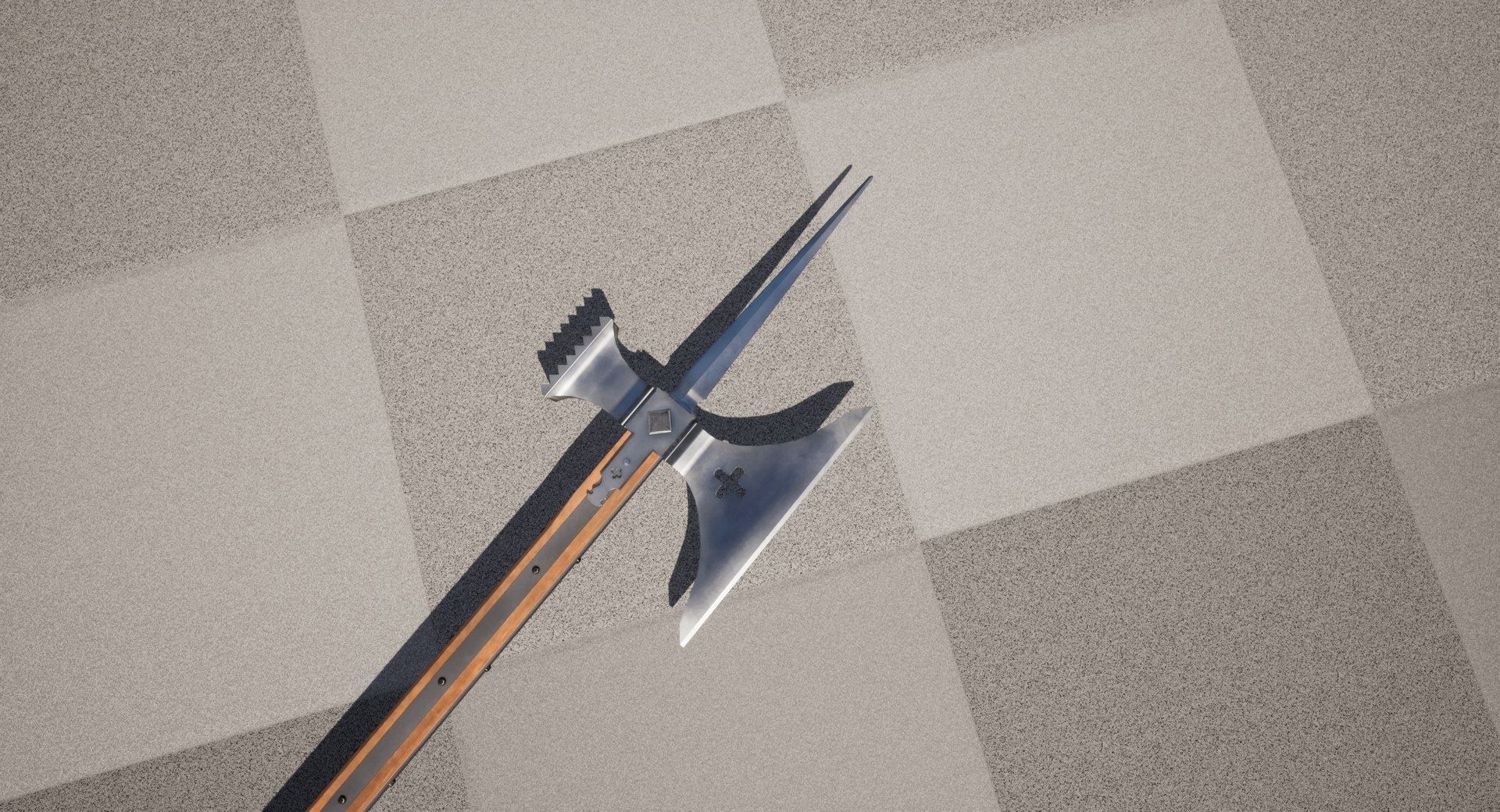 3D Poleaxe - TurboSquid 2156797