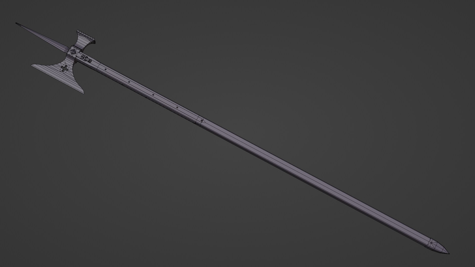 3D Poleaxe - TurboSquid 2156797