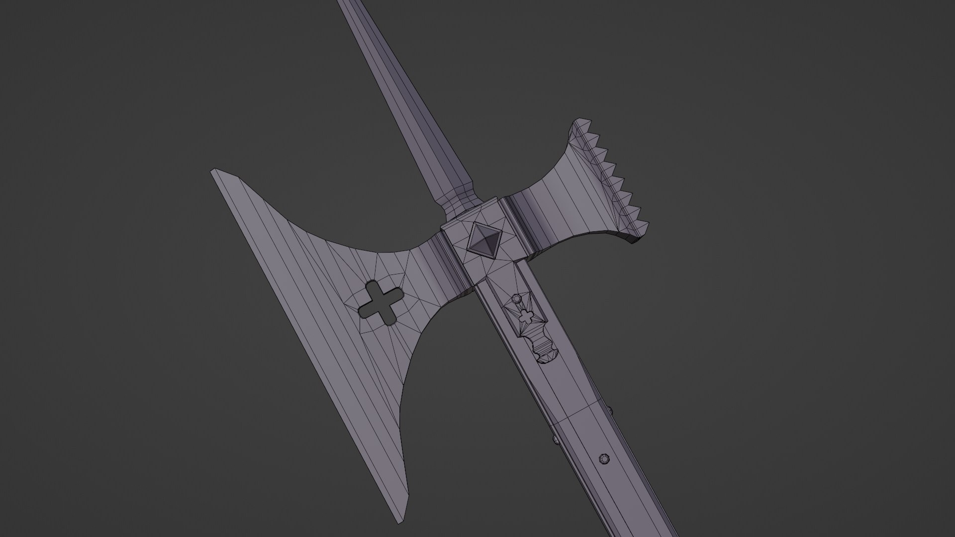 3D Poleaxe - TurboSquid 2156797