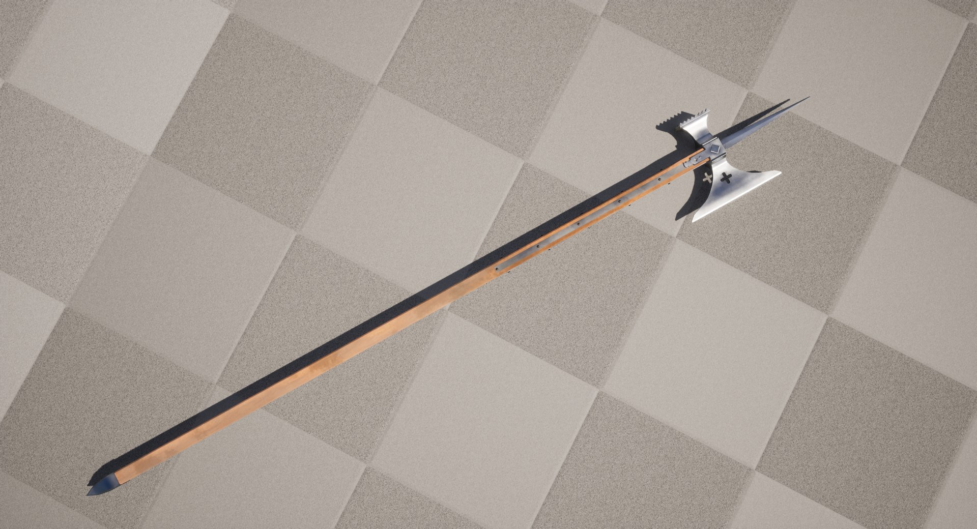 3D Poleaxe - TurboSquid 2156797