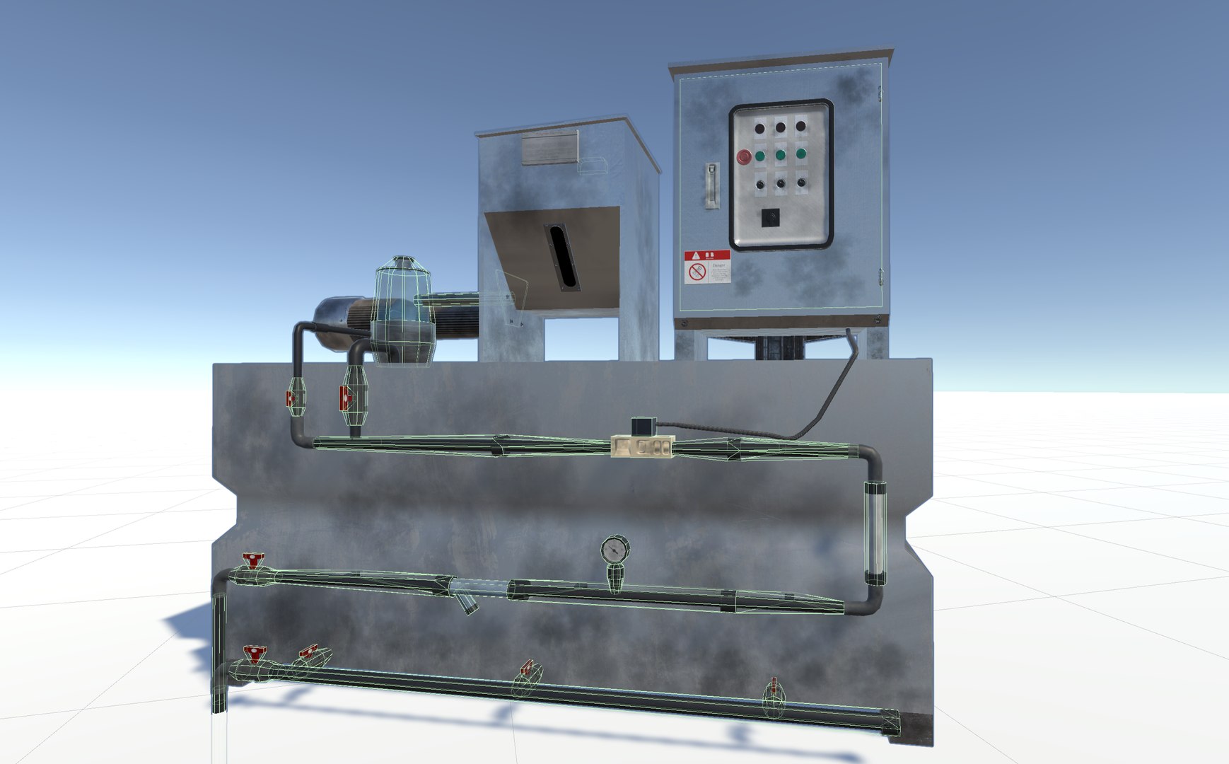 3D Model Polymer Preparation Unit Dosing Machine - TurboSquid 2082379
