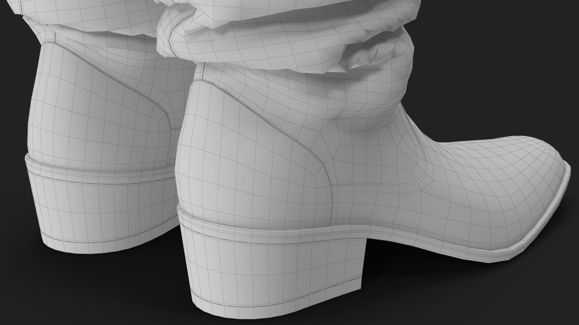 3D Leather Boots - TurboSquid 1993261