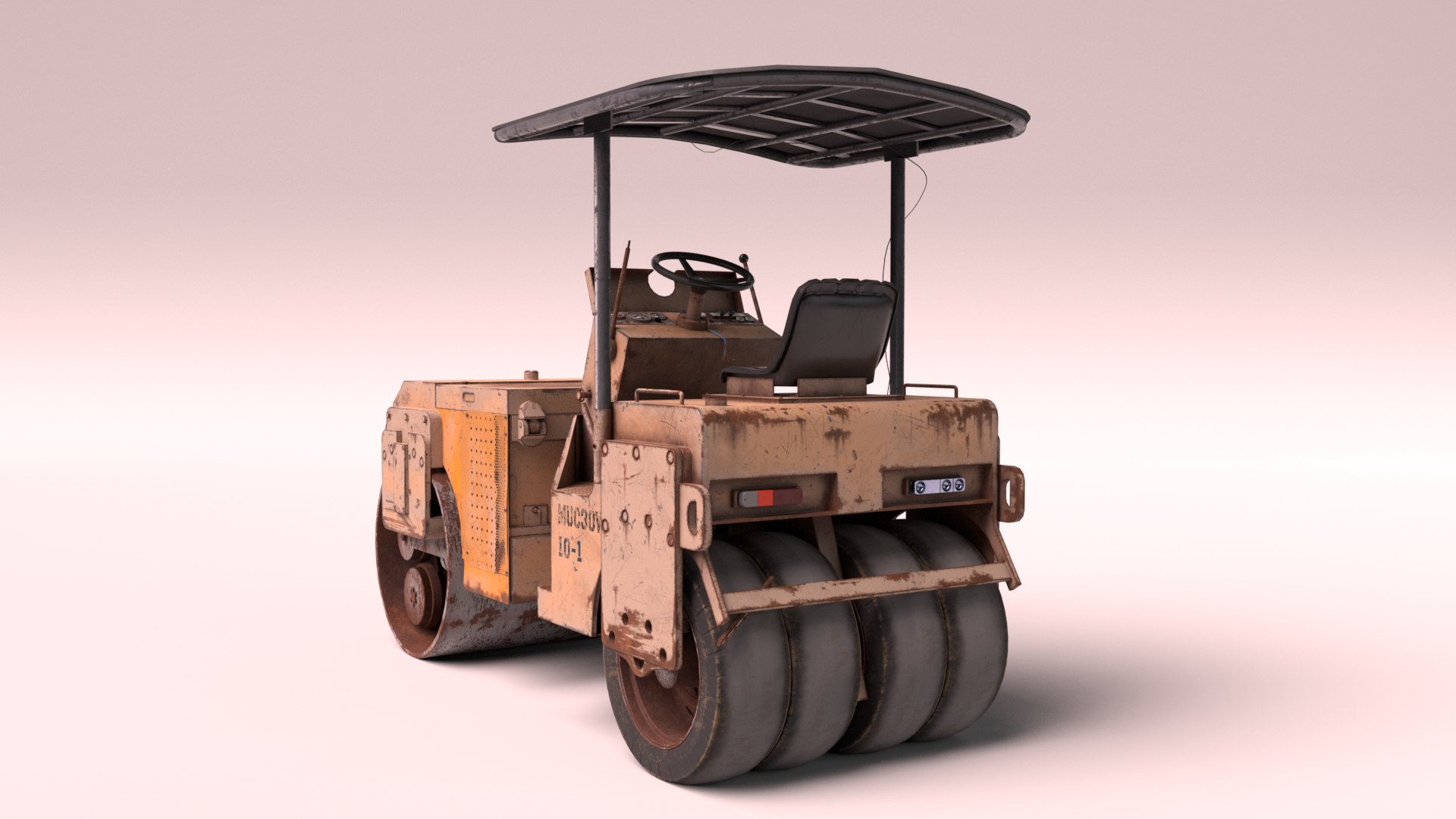 3D Model Construction Roller Blender File - TurboSquid 2032562
