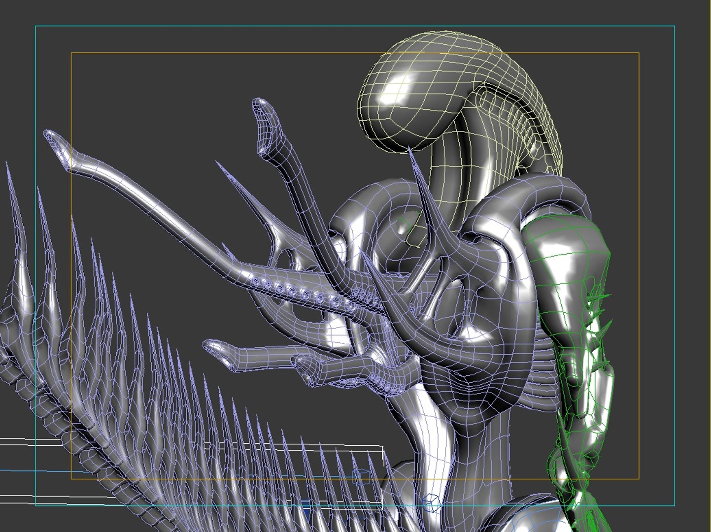 Gigers Alien 3d Model