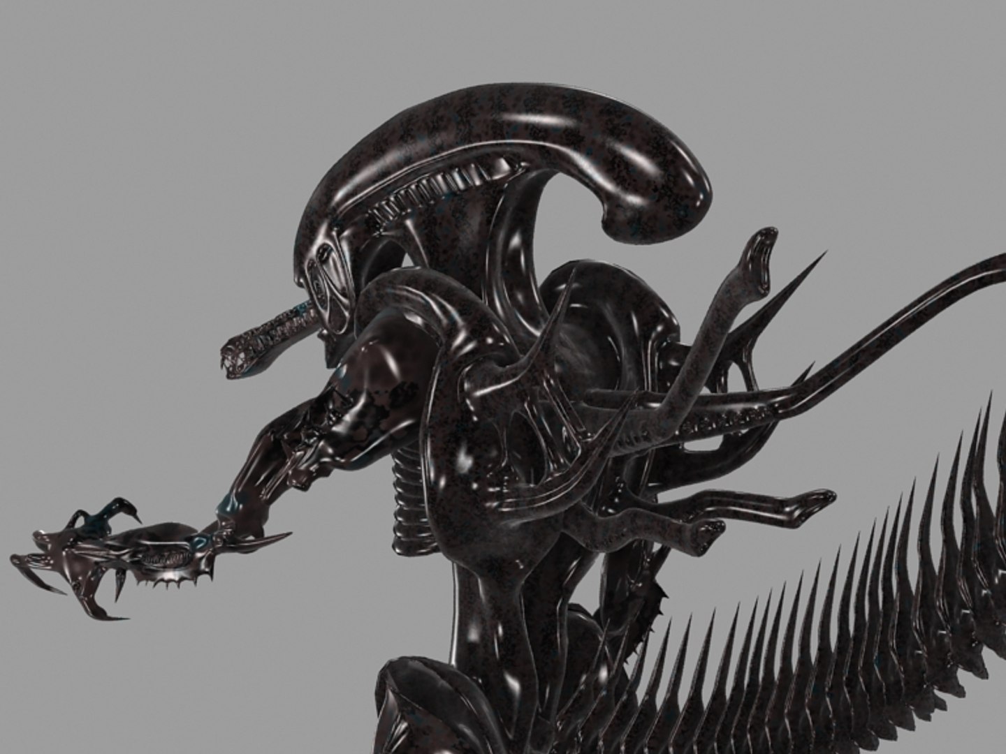 Gigers Alien 3d Model