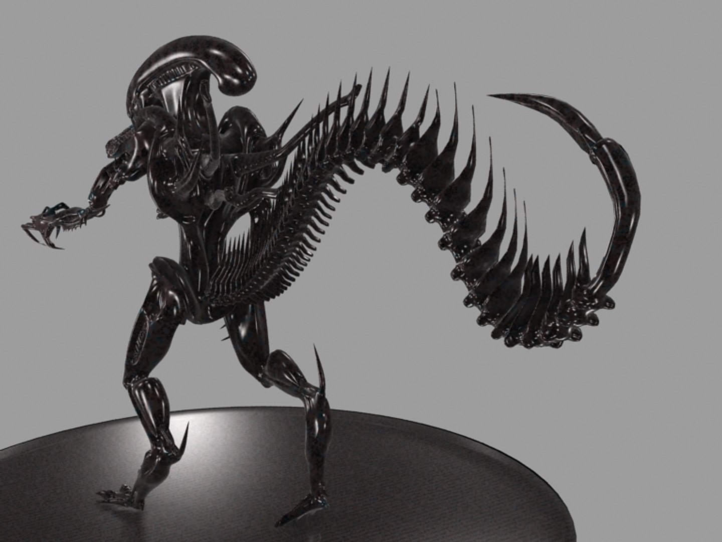 Gigers Alien 3d Model