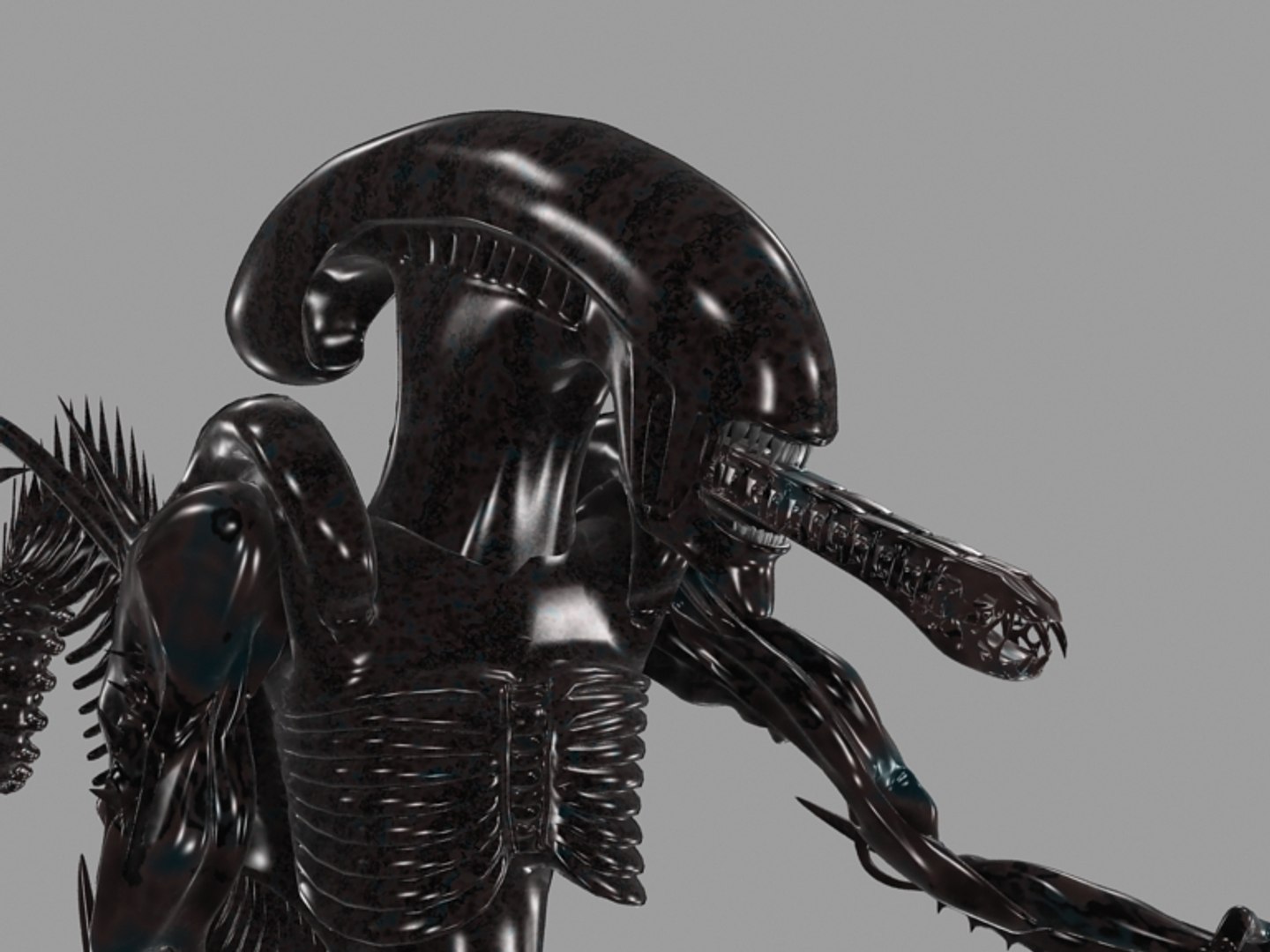 Gigers Alien 3d Model