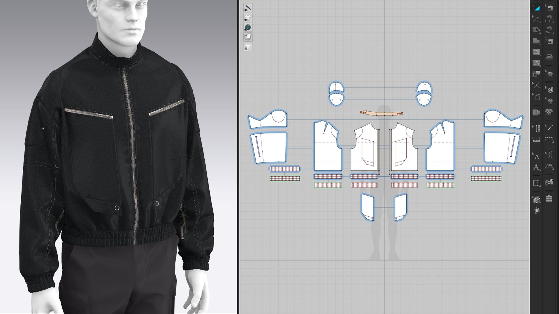 3D Model Oversized Bomber Jacket Outfit - TurboSquid 2145146